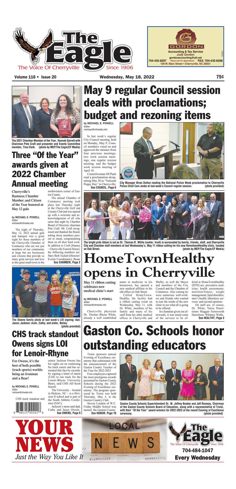 Cherryville Eagle 5-18-22 by Community First Media - Issuu