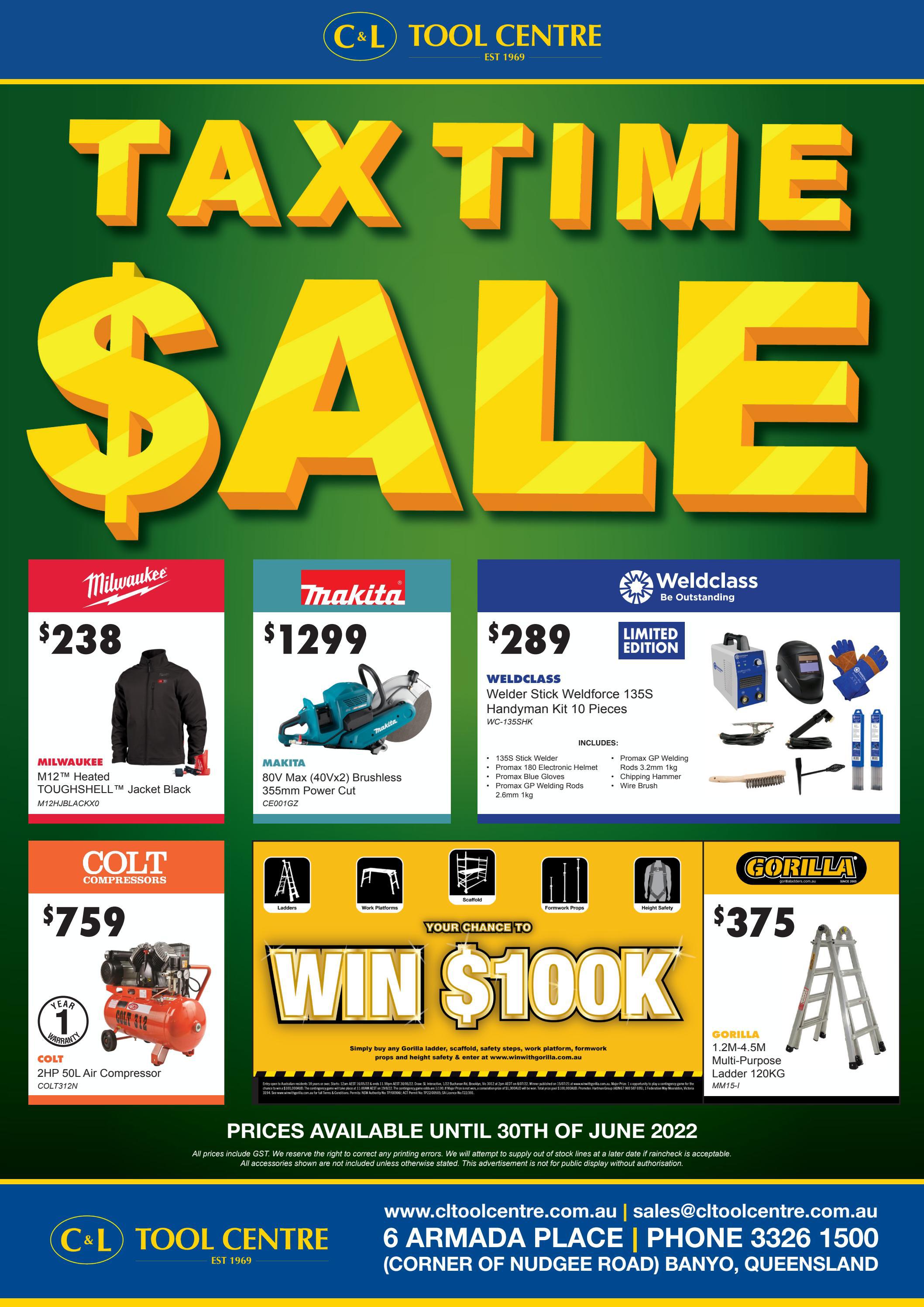 C&L Tools - Tax Time Catalogue 2022 by C&L Tool Centre Pty Ltd - Issuu