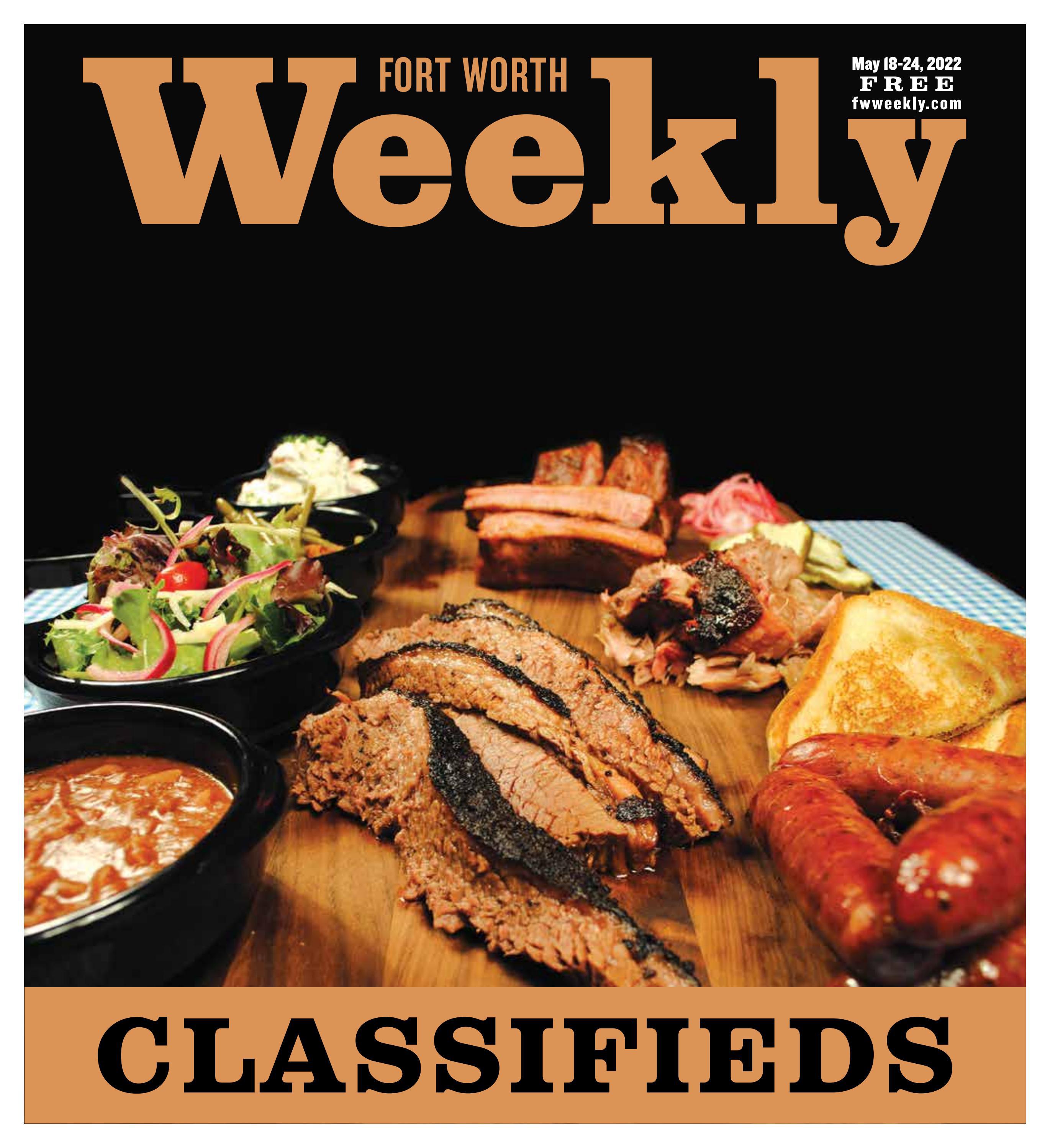 Fort Worth Weekly Classifieds // May 18-24, 2022 by Fort Worth Weekly ...