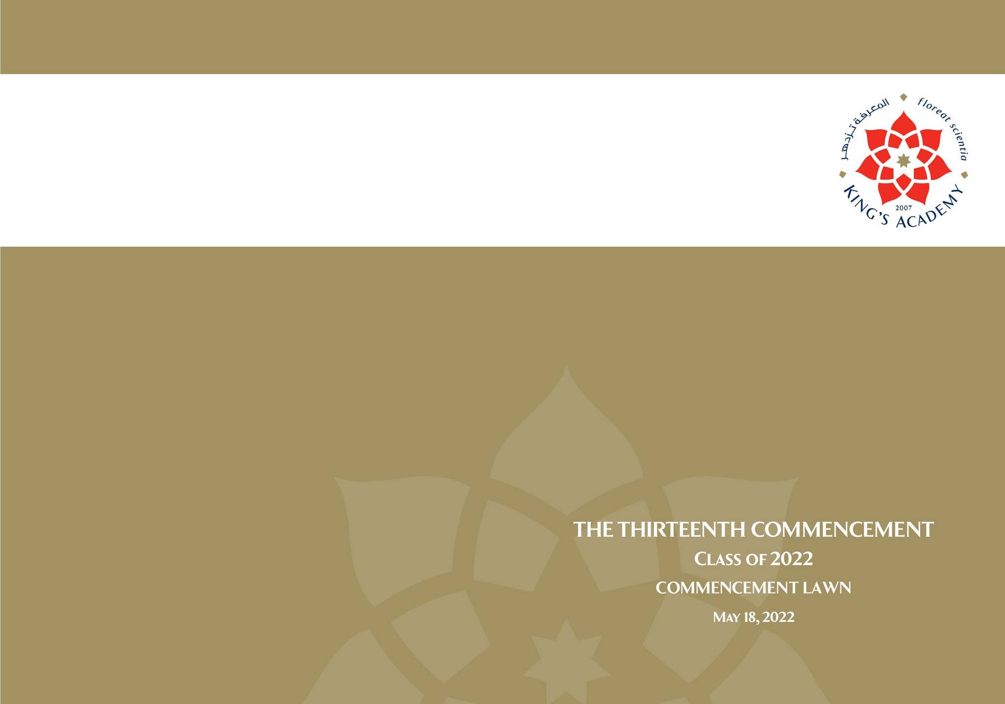 Commencement Program 2022 by King's Academy - Issuu
