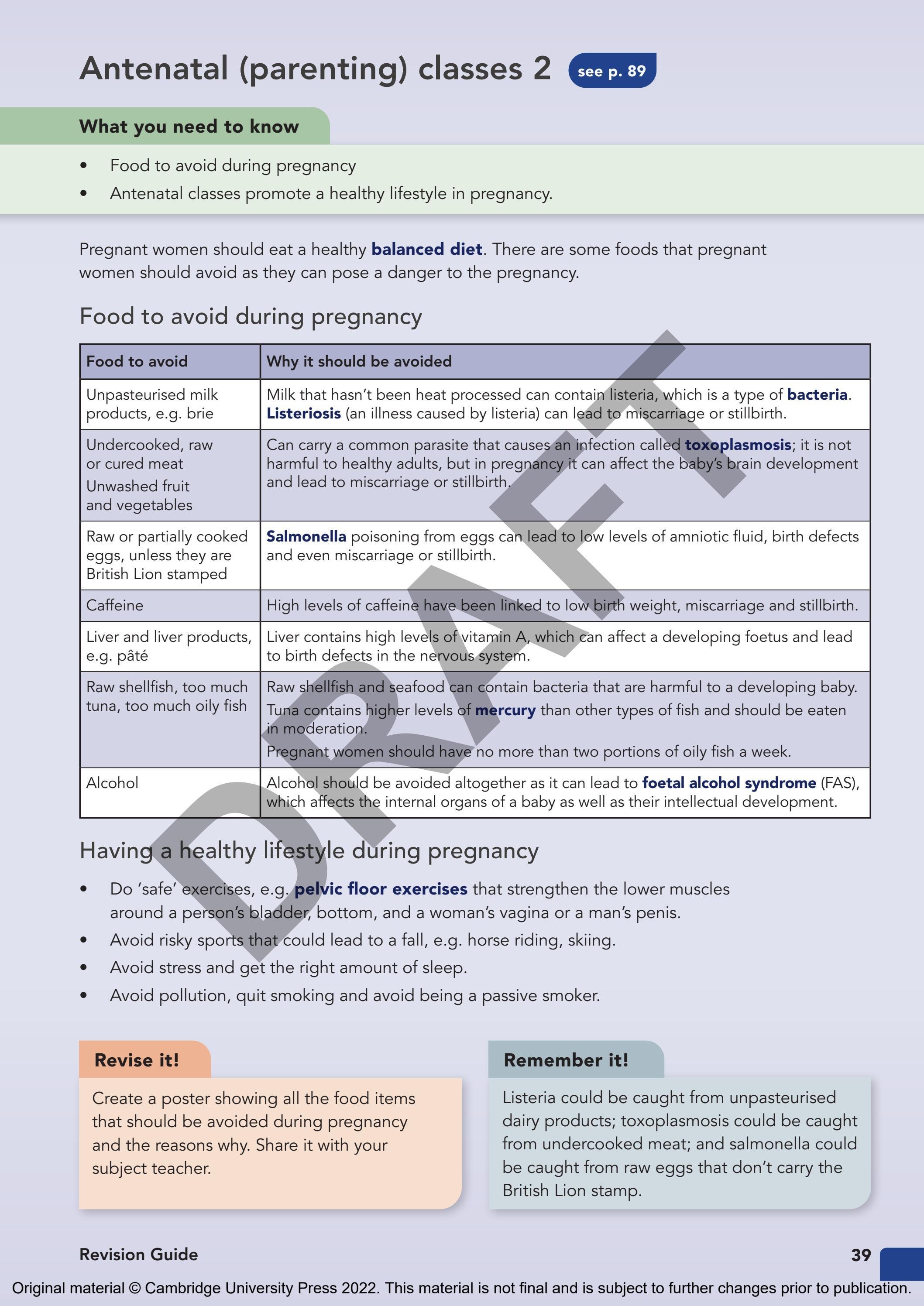 Cambridge Nationals Child Development Revision Guide Issuu Sample by ...