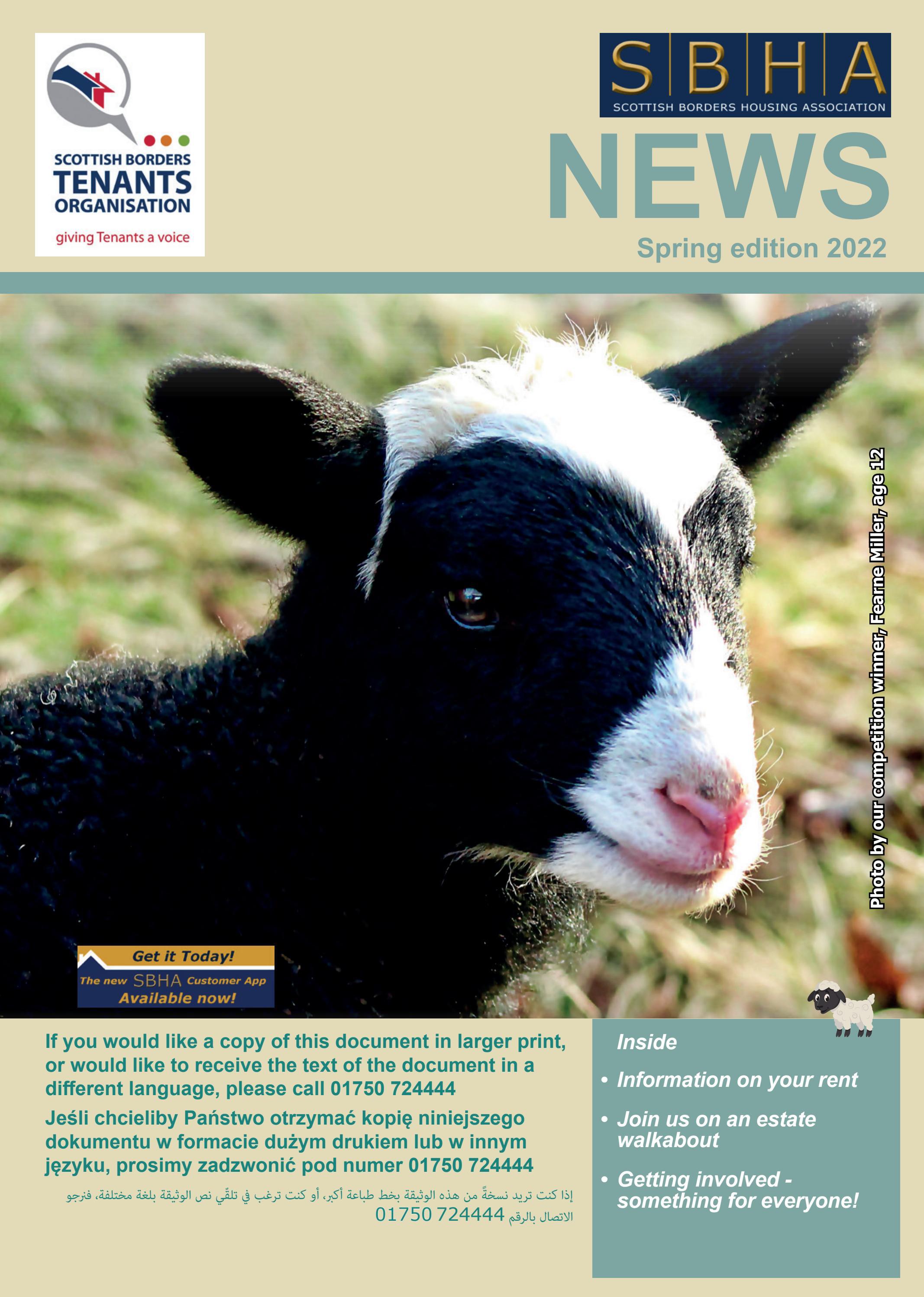 Spring 2022 Newsletter by Scottish Borders Housing Association - Issuu