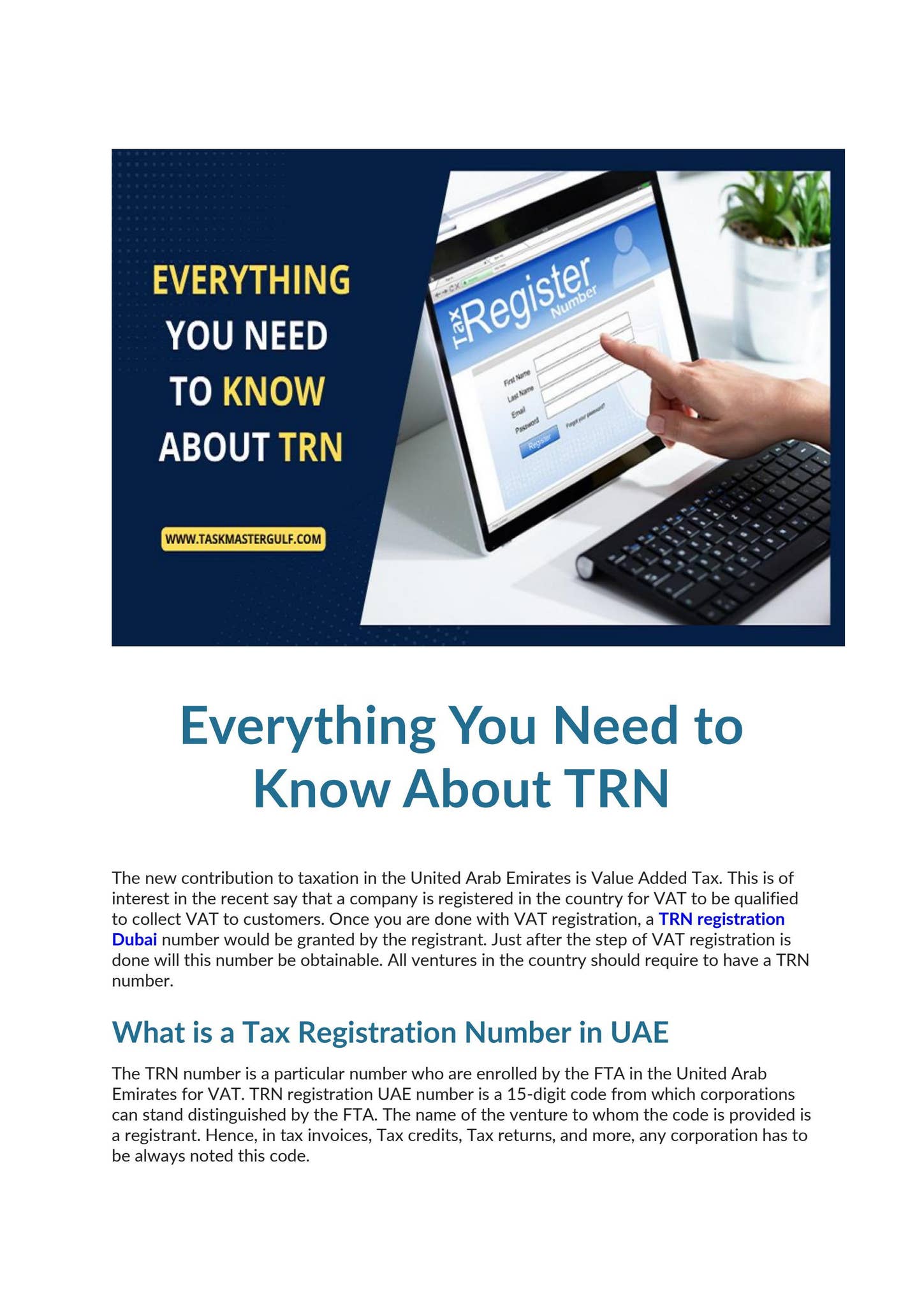 Everything You Need to Know About TRN by taskmastergulf - Issuu