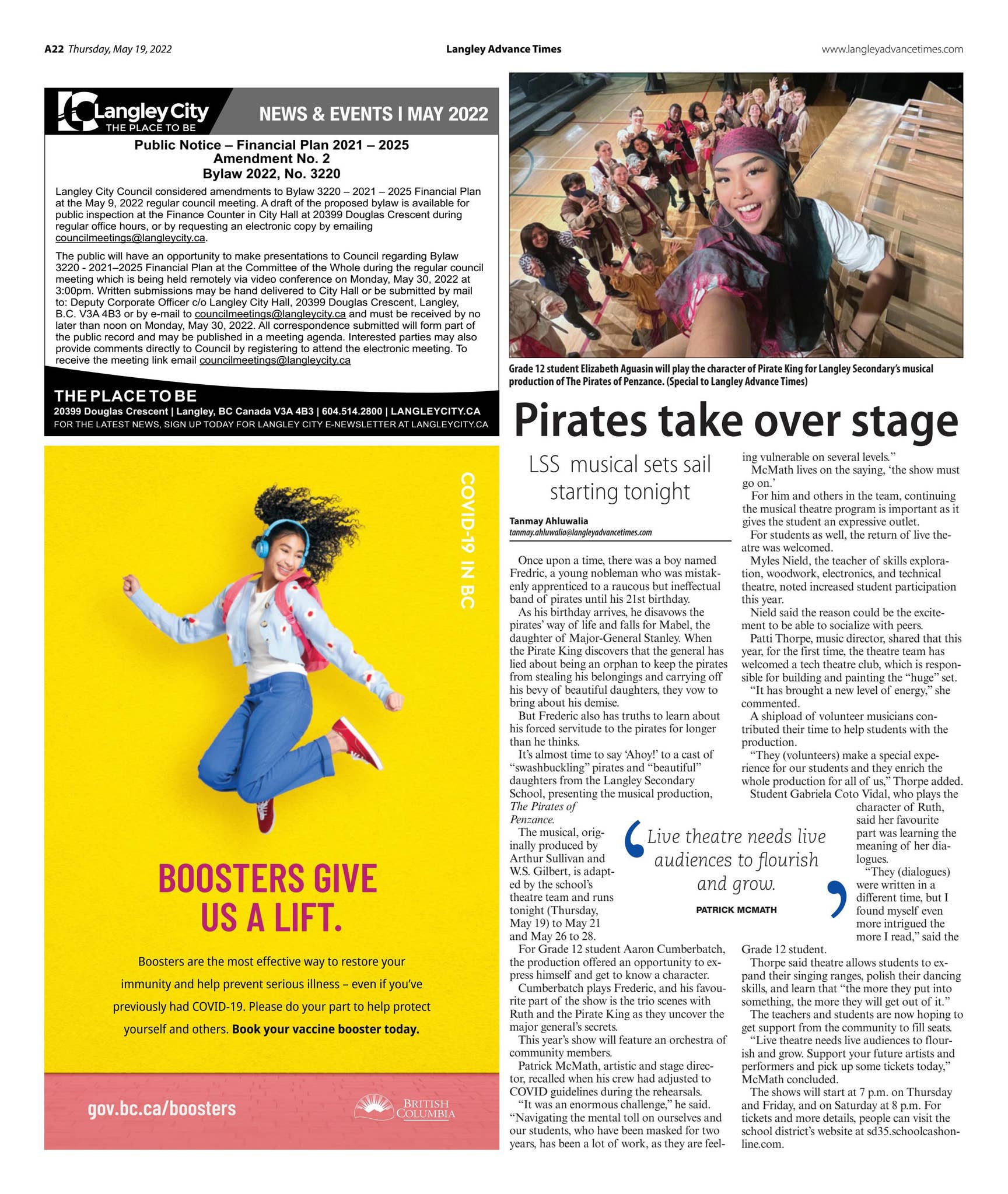 Langley Advance Times, May 19, 2022 by Black Press Media Group - Issuu