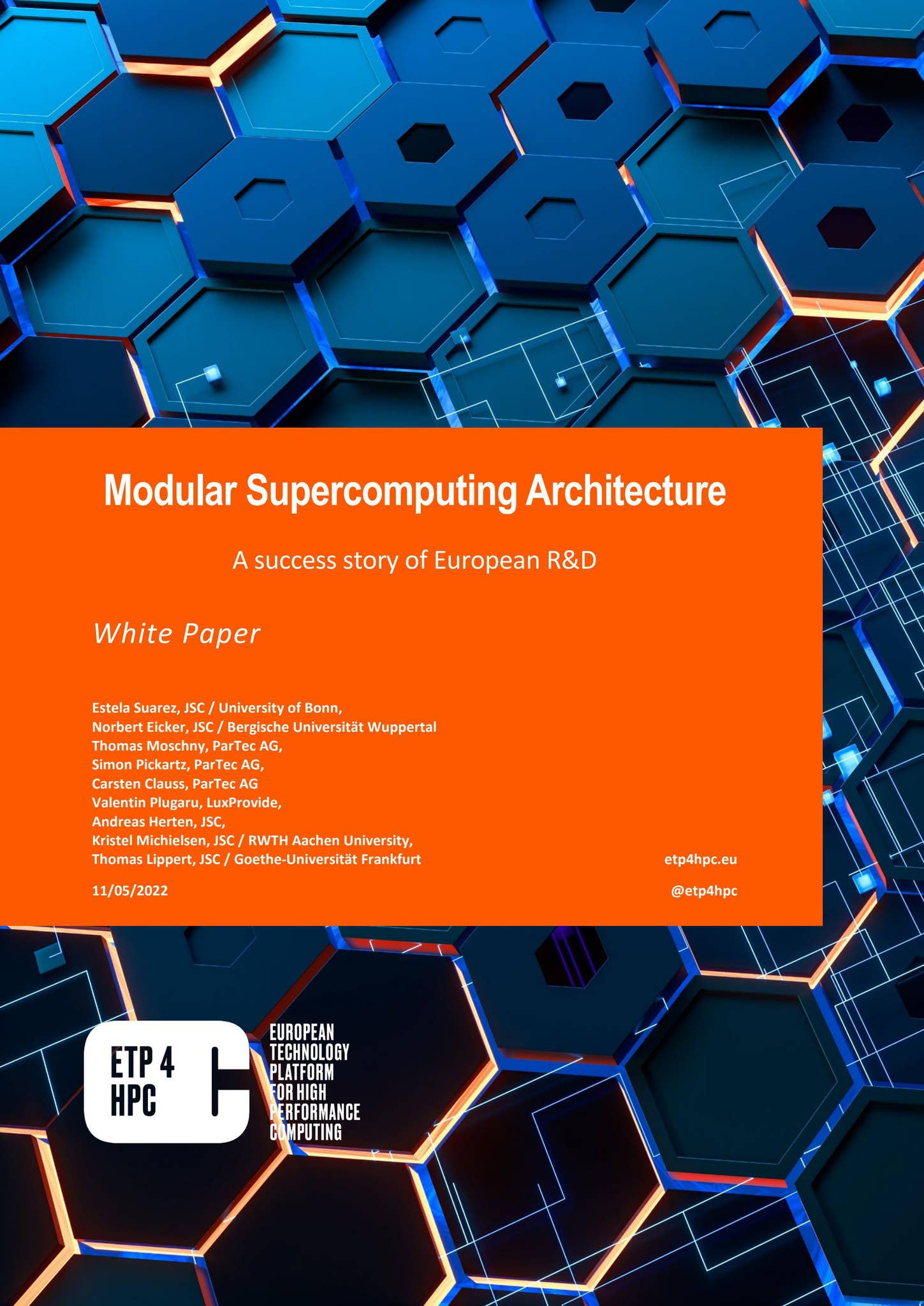 ETP4HPC White Paper - Modular Supercomputing Architecture by ETP4HPC - Issuu