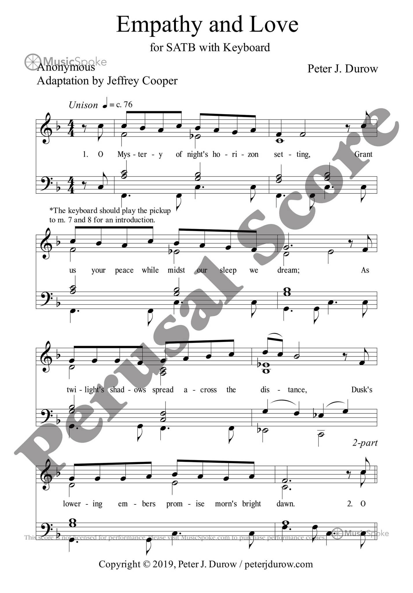 Empathy and Love | Peter J. Durow | MusicSpoke by MusicSpoke - Issuu