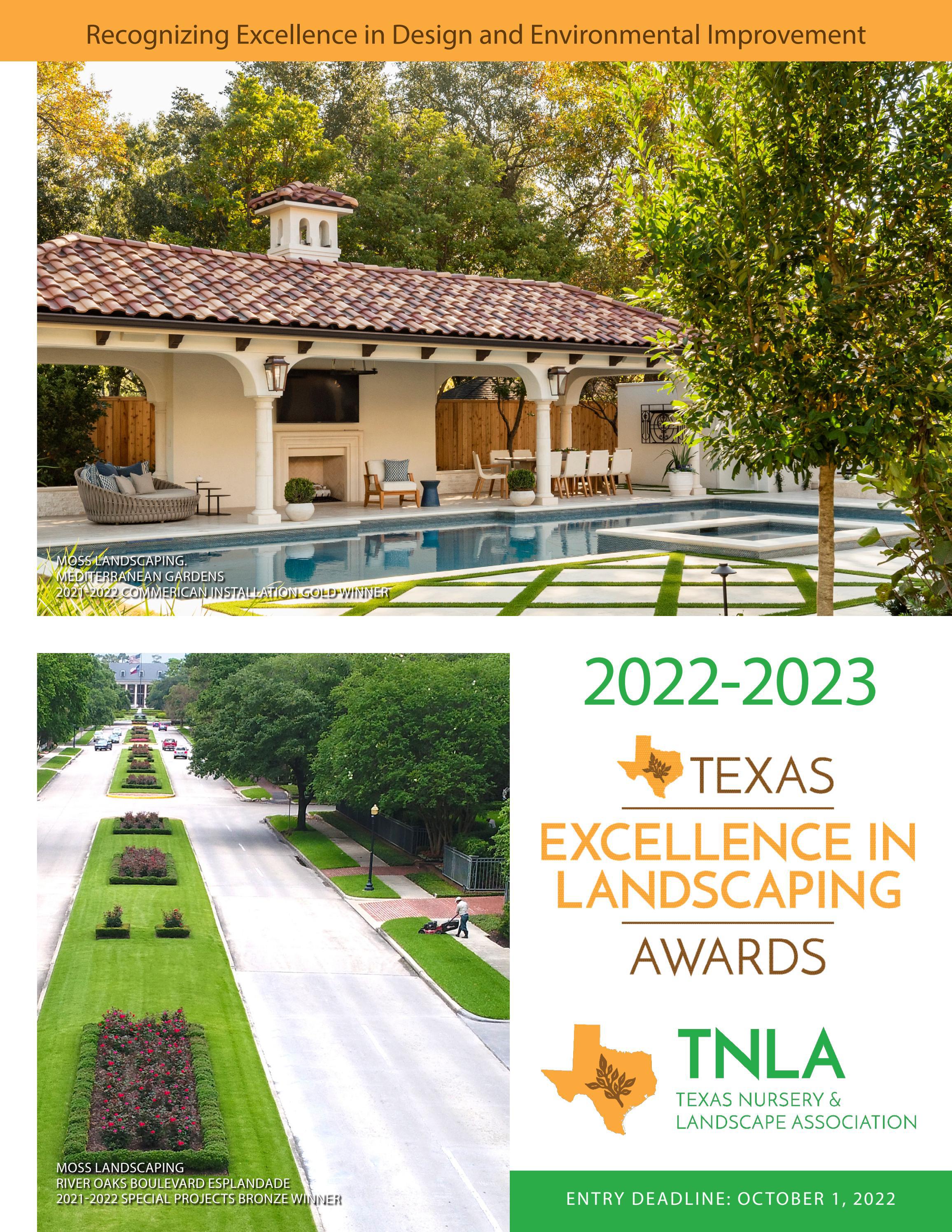 2022-2023 Texas Excellence In Landscaping Awards by Texas Nursery ...