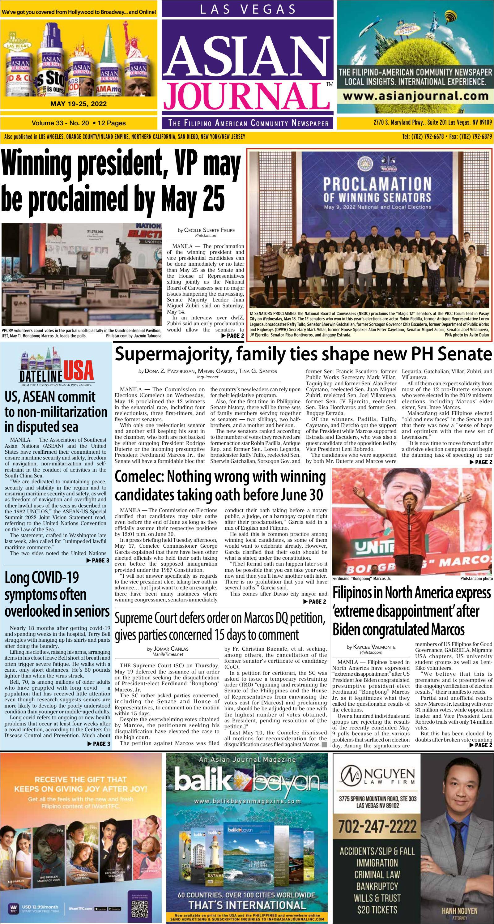 051922 - Las Vegas Edition by Asian Journal Community Newspapers - Issuu