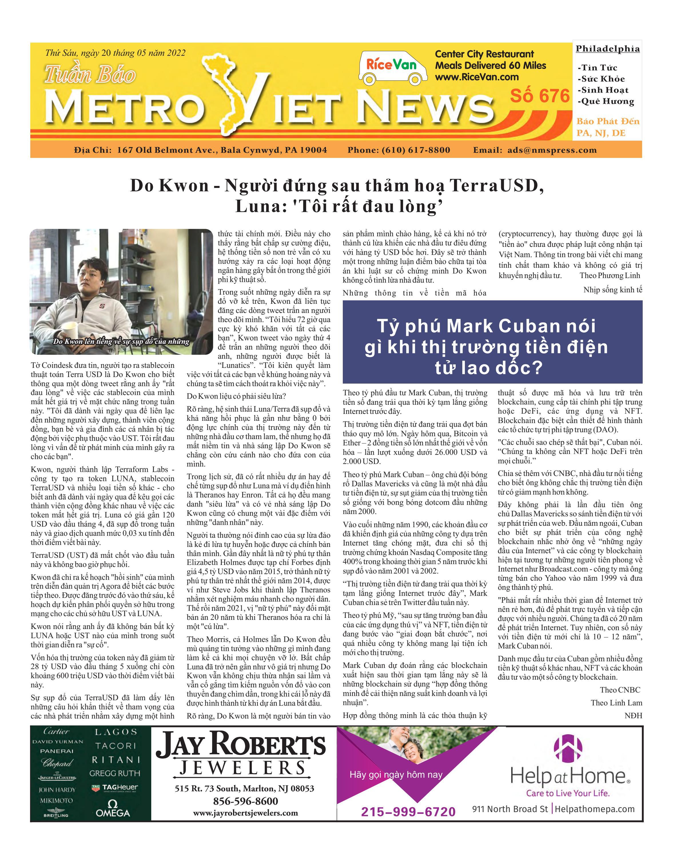 VN ISSUU# 676 by Metro Viet News - Issuu