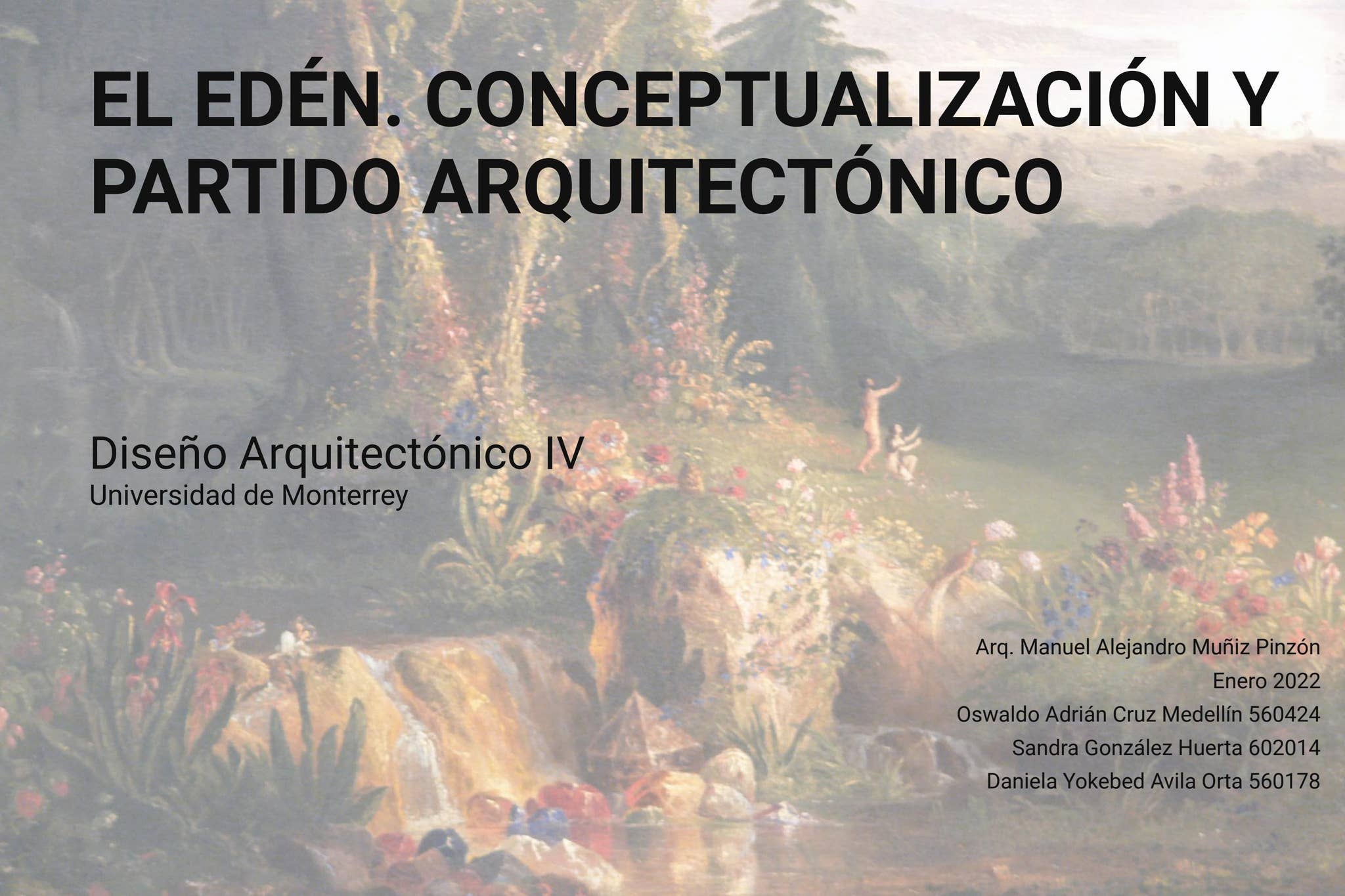 EDEN BOOKLET by Sandra González Huerta - Issuu