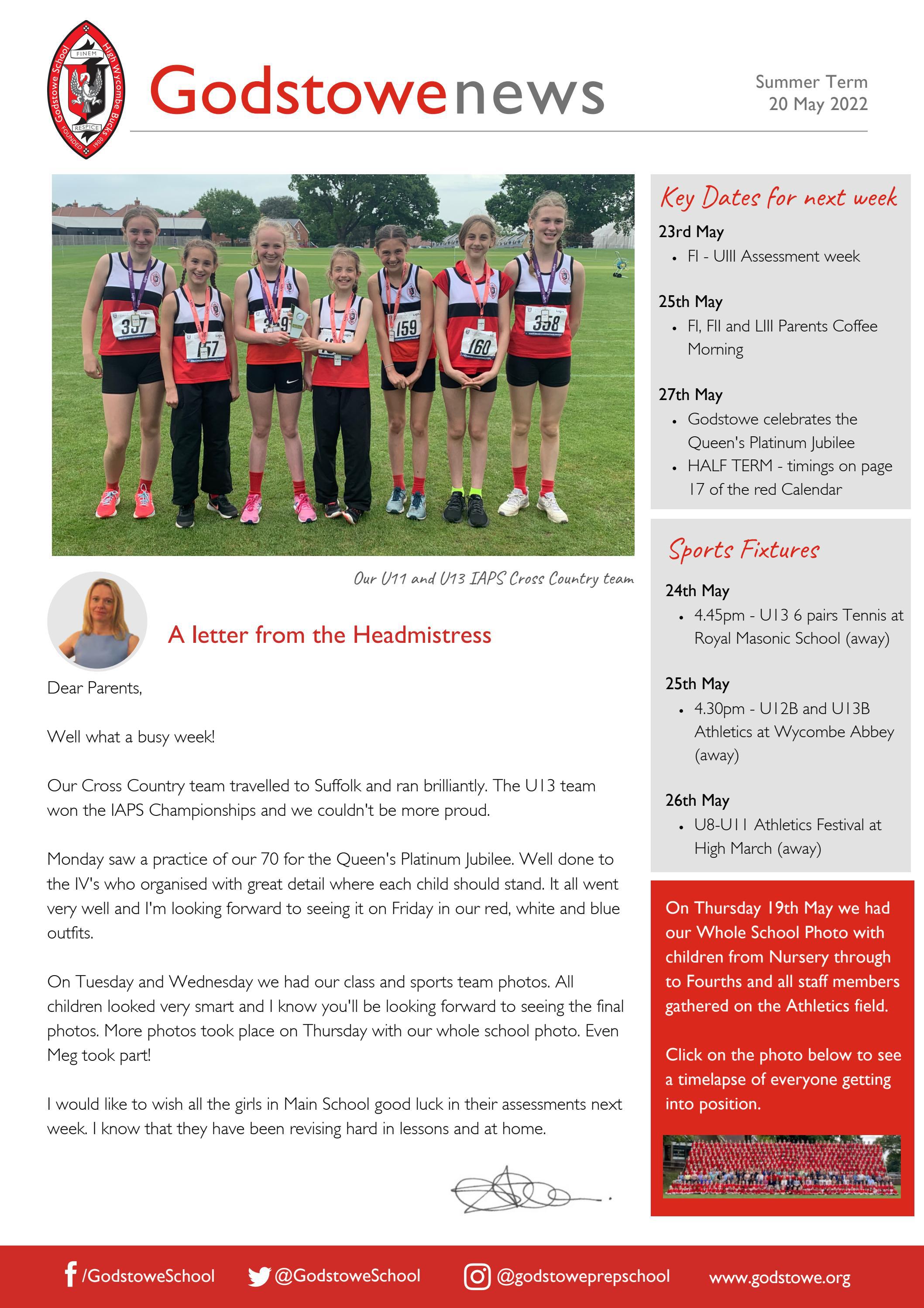 Godstowe News: Summer Term 20/5 by GodstowePrep - Issuu