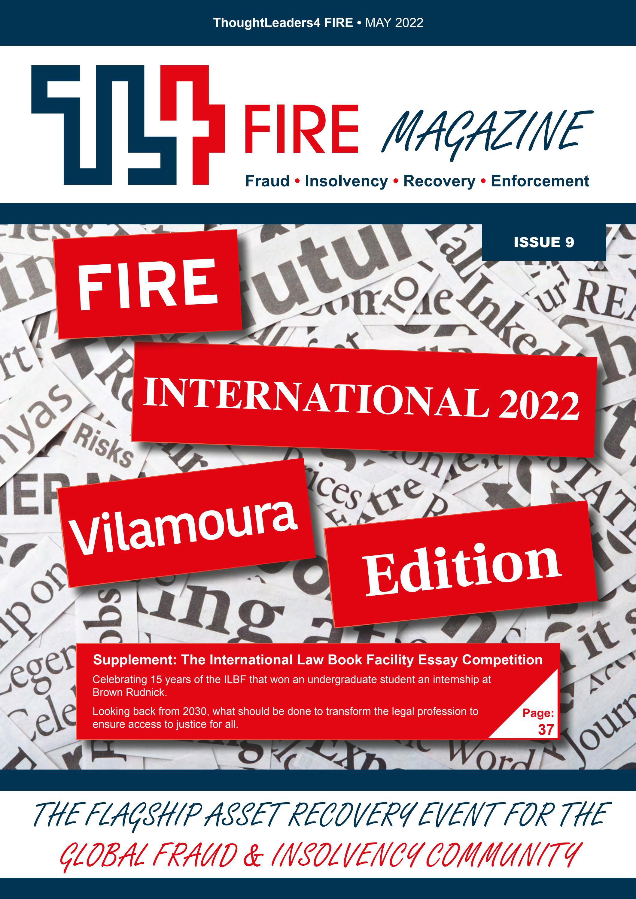 FIRE Magazine Issue 9 - FIRE International 2022 Vilamoura Edition by ...