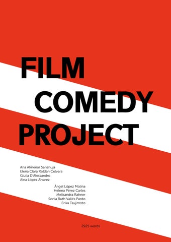 Film Comedy Project by angelopezmolina - Issuu