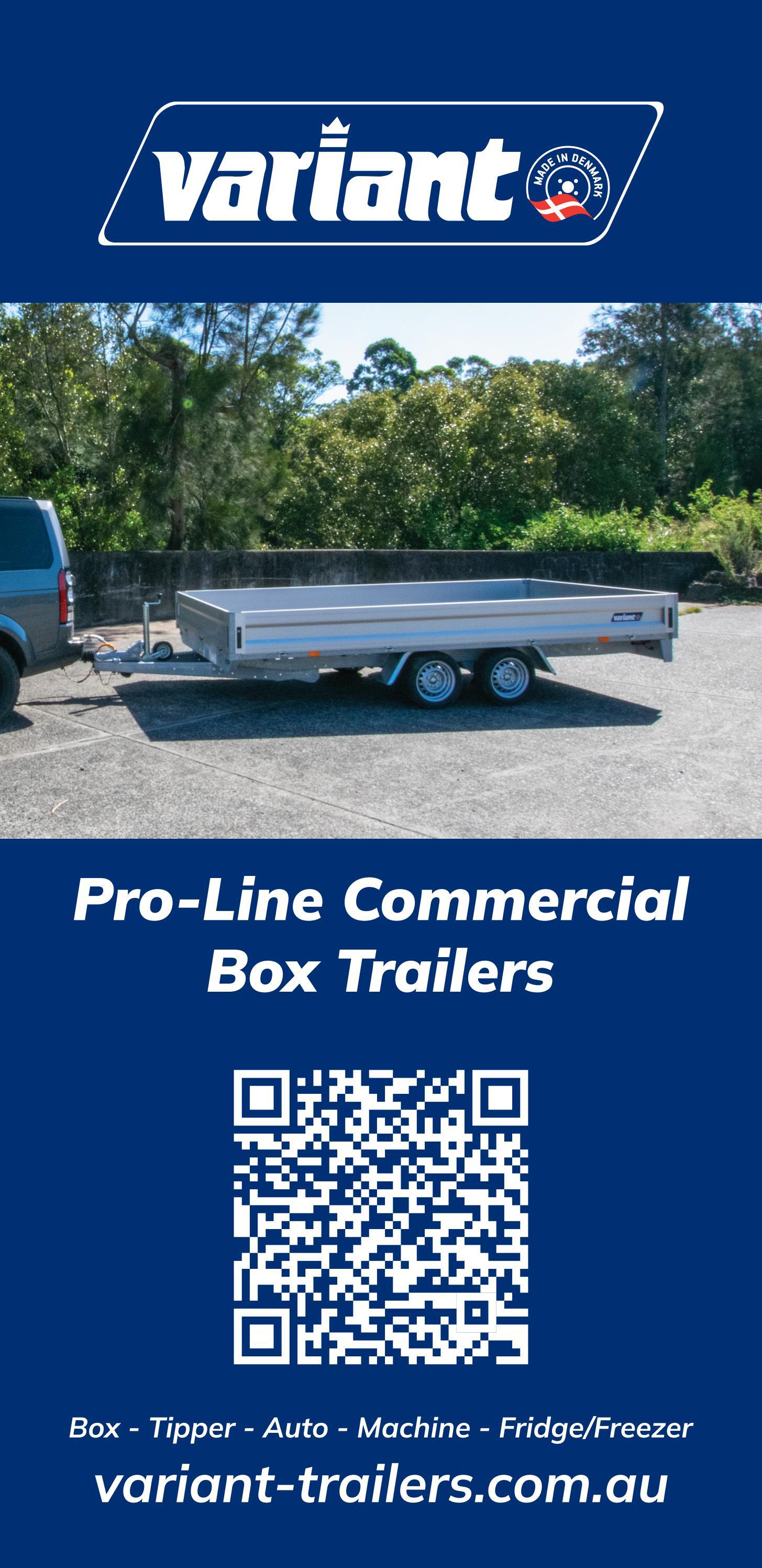 Variant Pro-Line Commercial Box Trailers by Variant Trailers Australia ...
