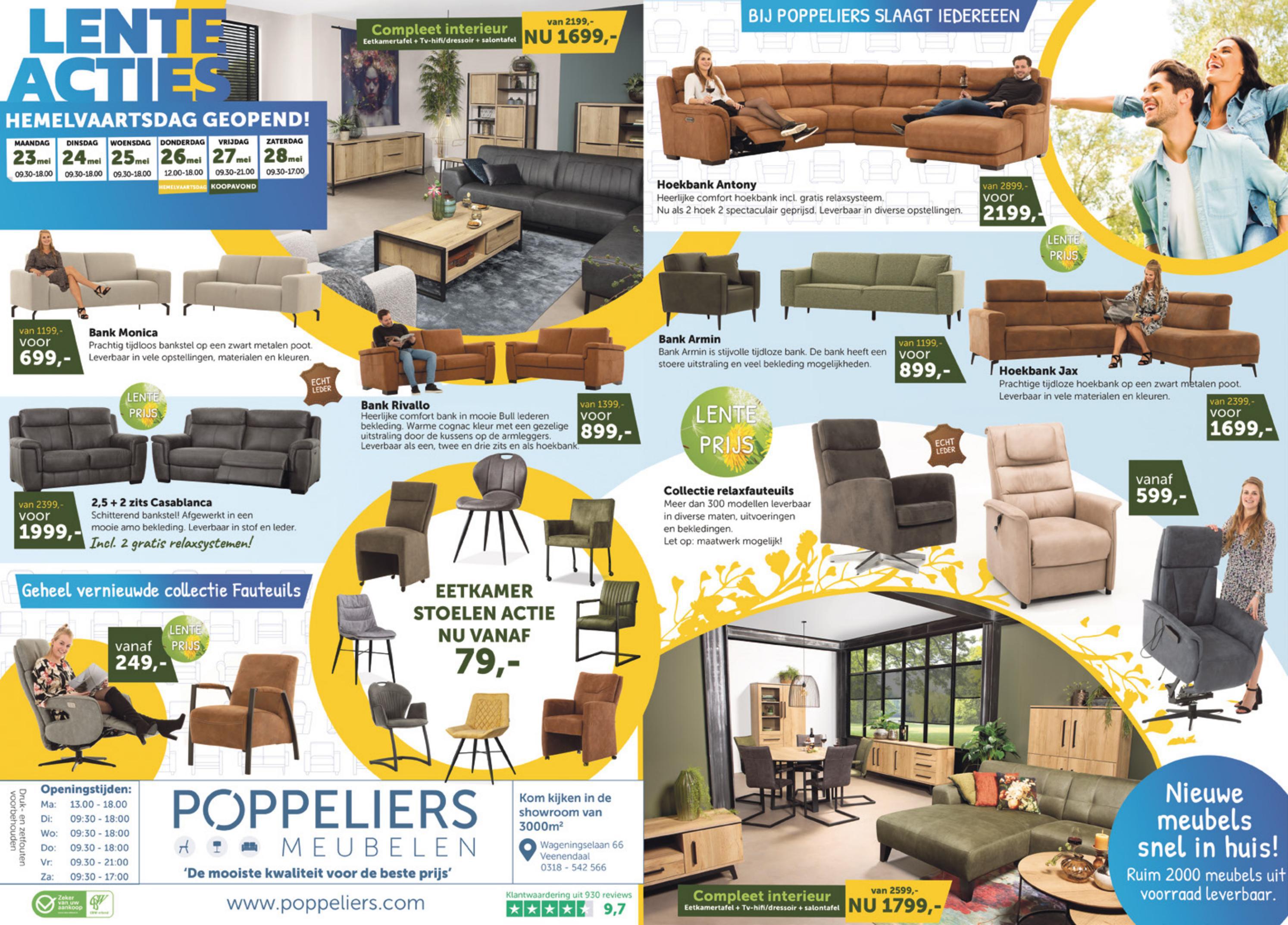 Folder of advertentie Poppeliers Meubelen week 21 by Media Solutions B ...