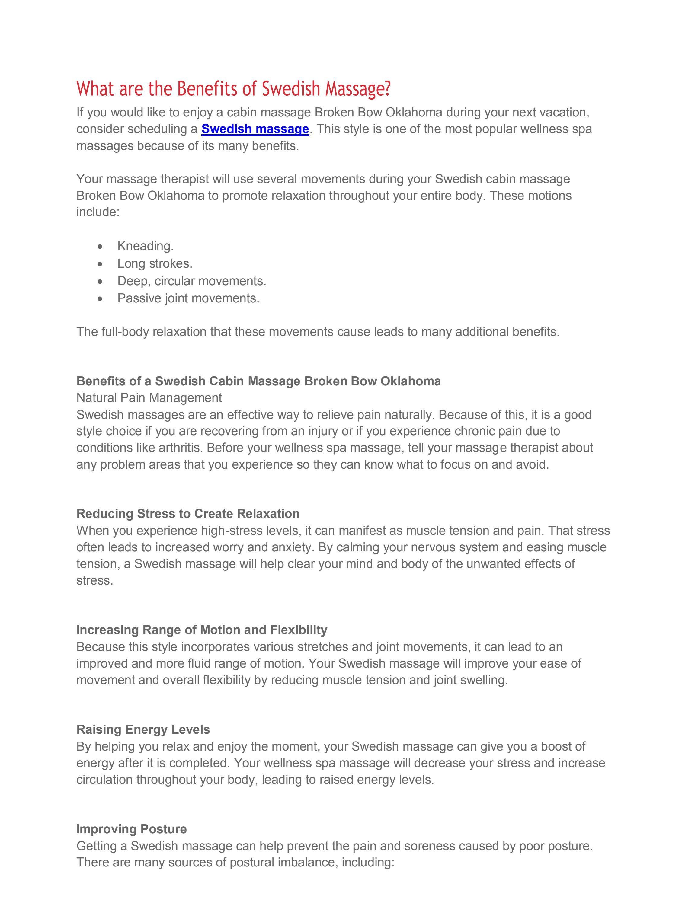 What are the Benefits of Swedish Massage? by aservantshands ...