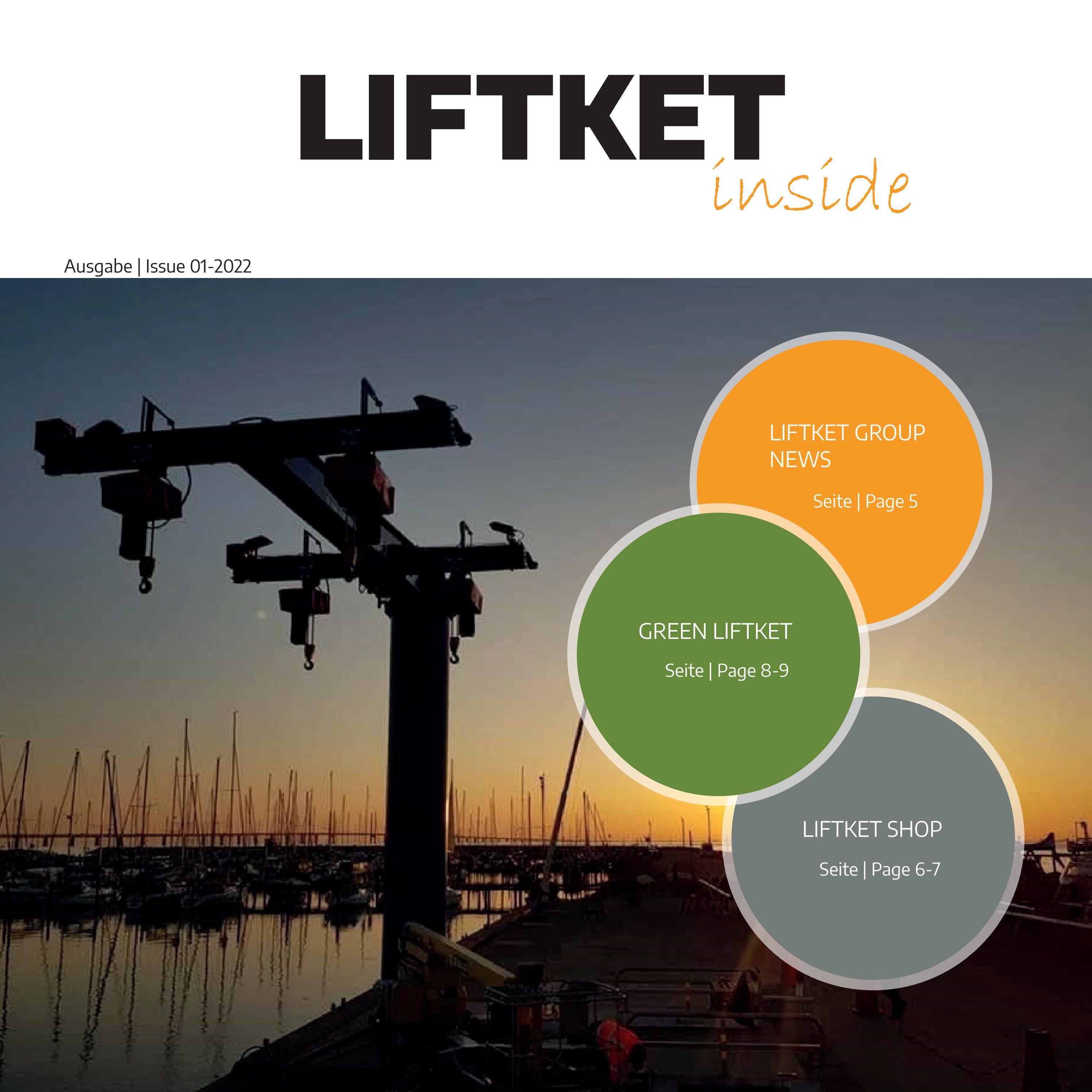 LIFTKET Magazine - 01/2022 by LIFTKET Hoffmann GmbH - Issuu