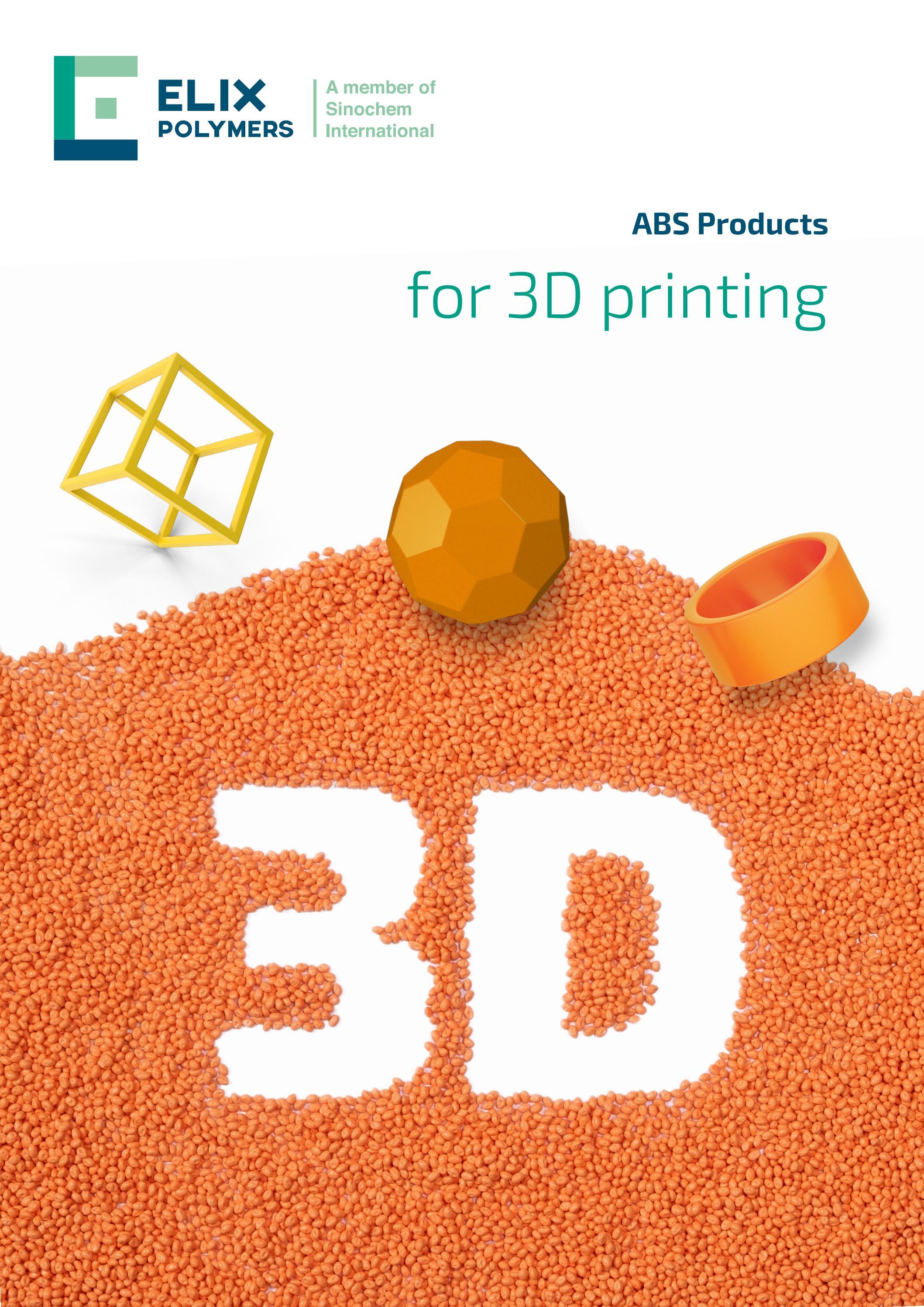 Elix Products For 3d Printing Ch By Elix Polymers Issuu
