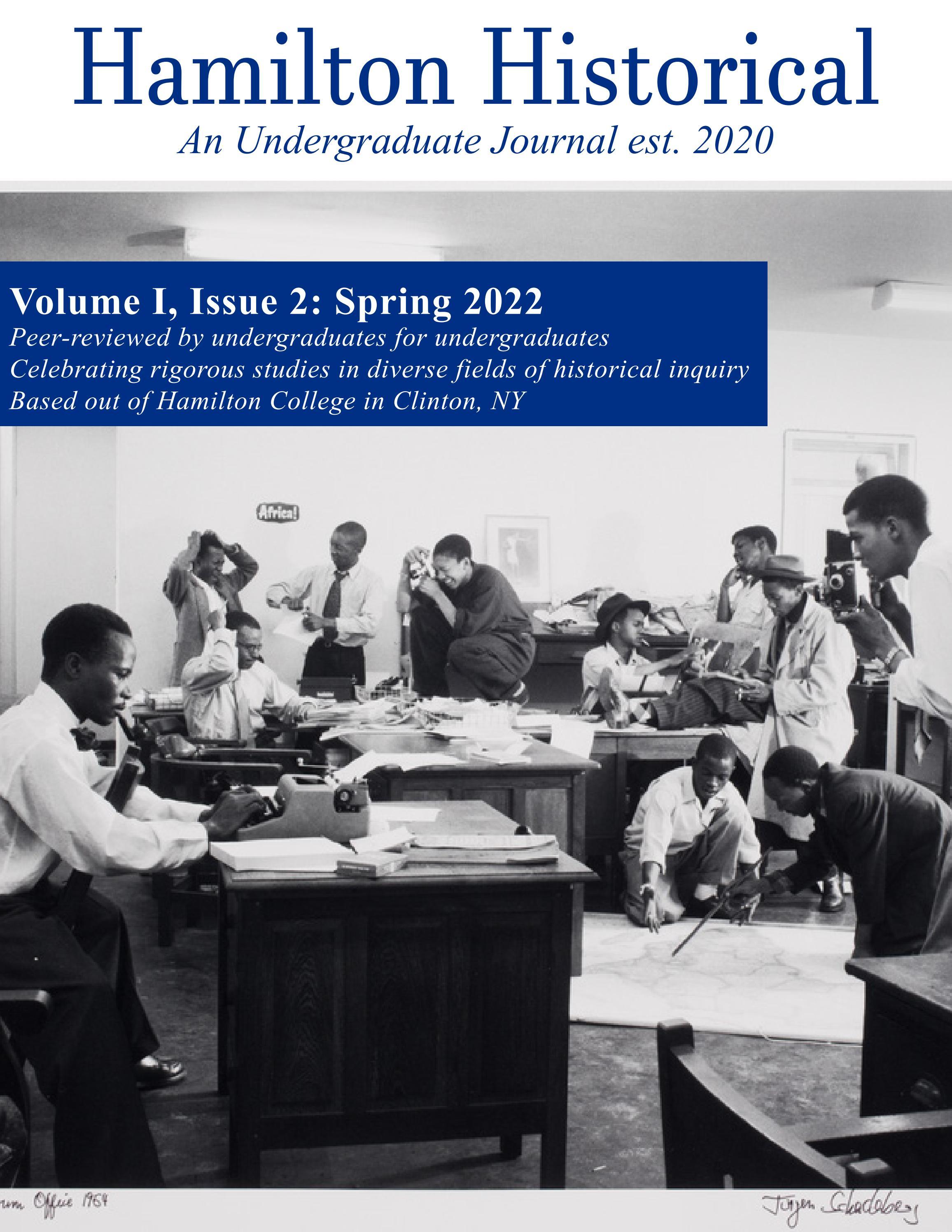 Hamilton Historical: Vol I, Issue 2, Spring 2022 by Hamilton Historical ...