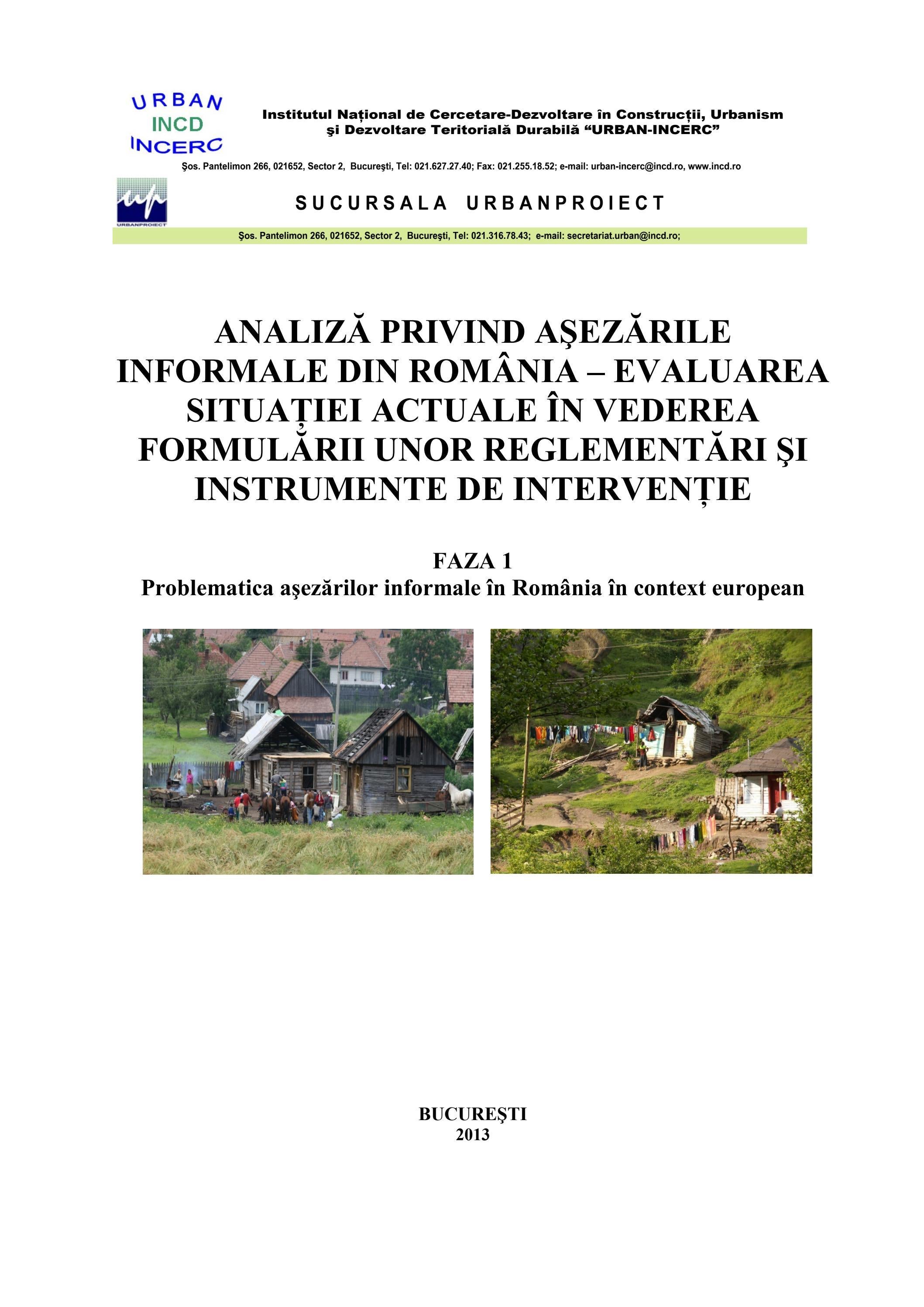 Analysis of the informal settlements in Romania part1 by Marius Voica ...