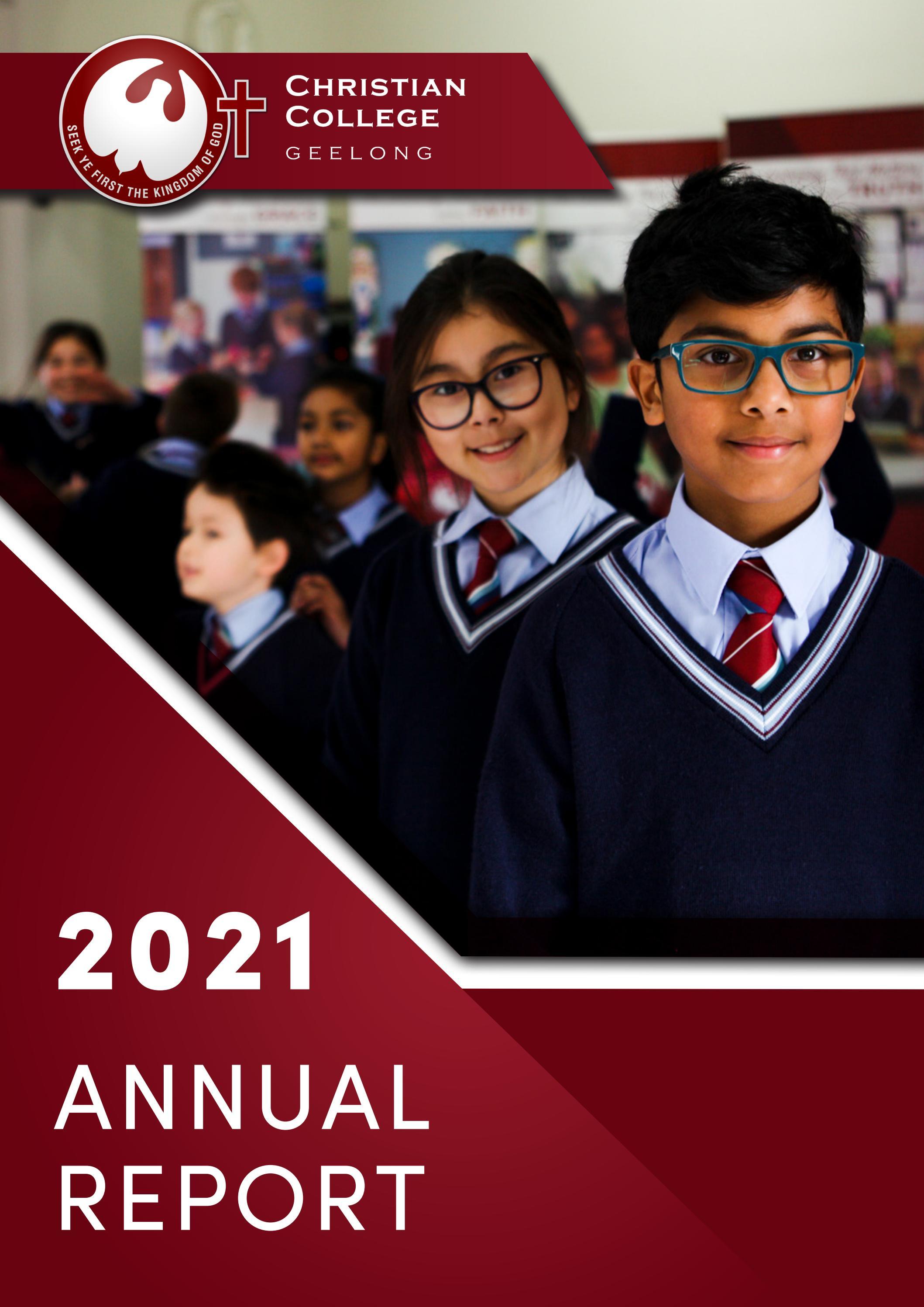2021 Annual Report by Christian College Geelong - Issuu