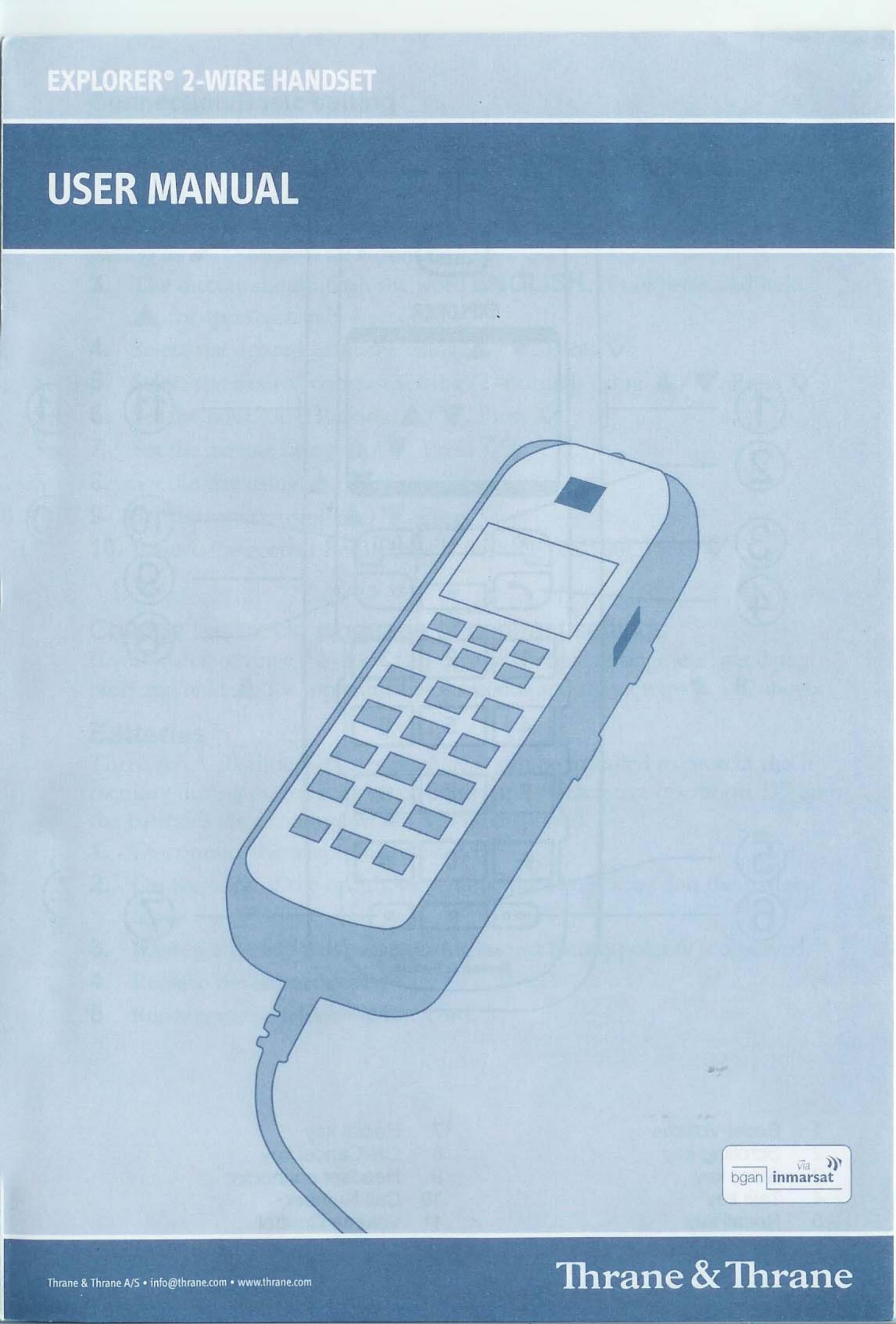 Explorer 2-Wire Handset User Manual by Cdr Trevor D Biscope KCB CD SAS ...