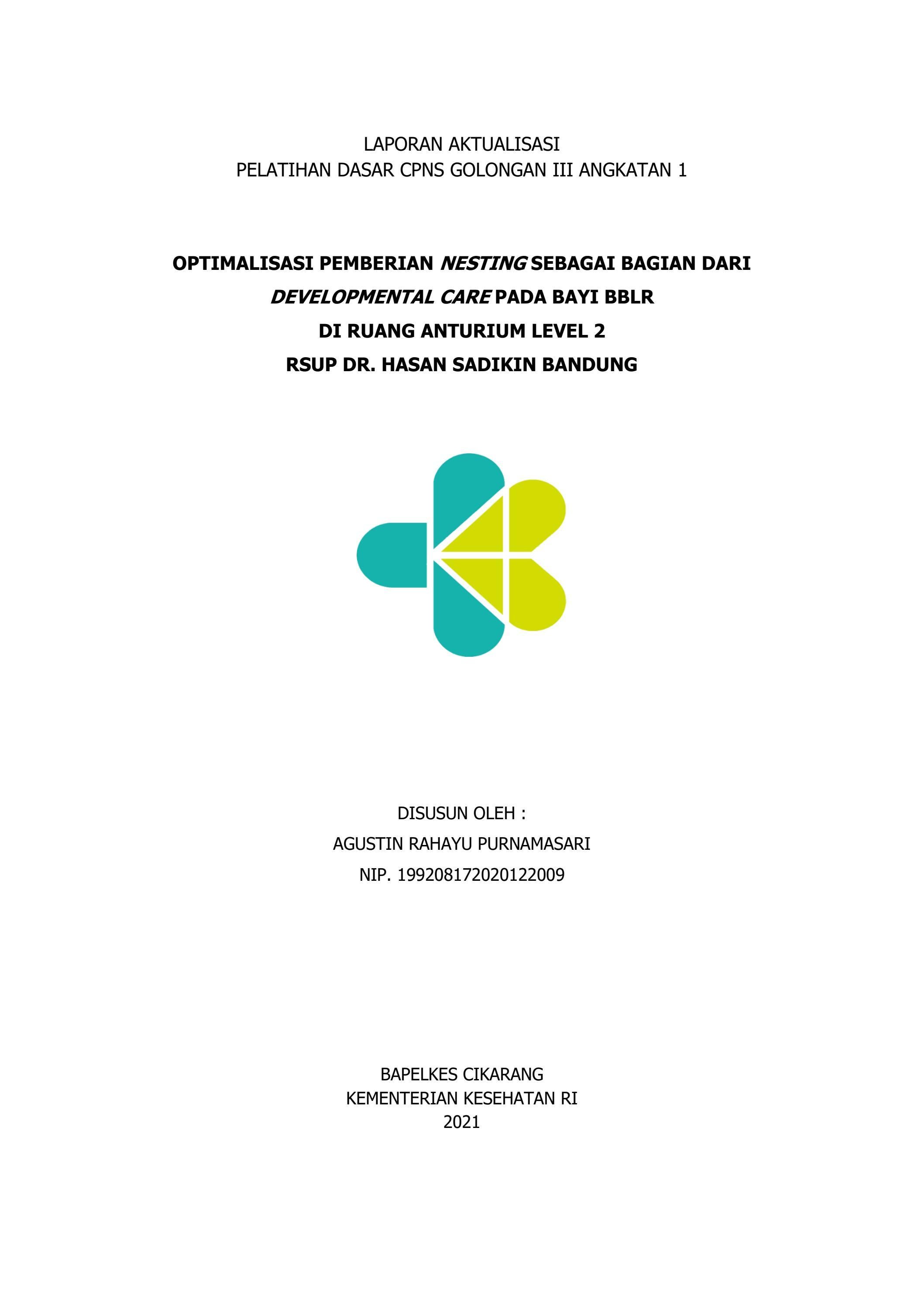 LA CPNS Gol.III: Optimalisasi Pemberian Nesting Sebagai Bag. Dari ...