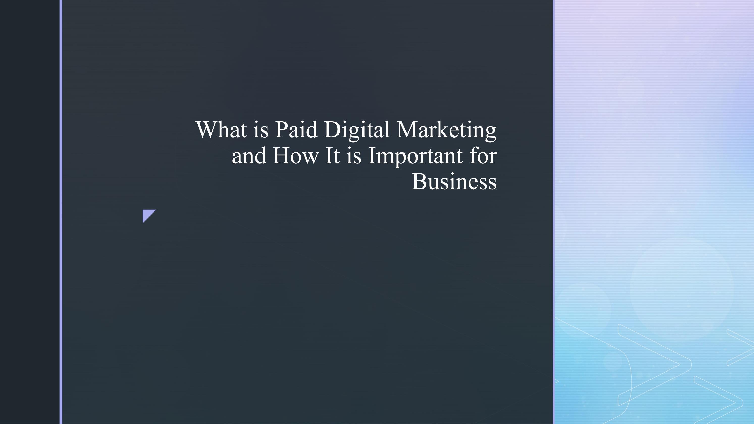 What is Paid Digital Marketing and How It is Important for Business by ...