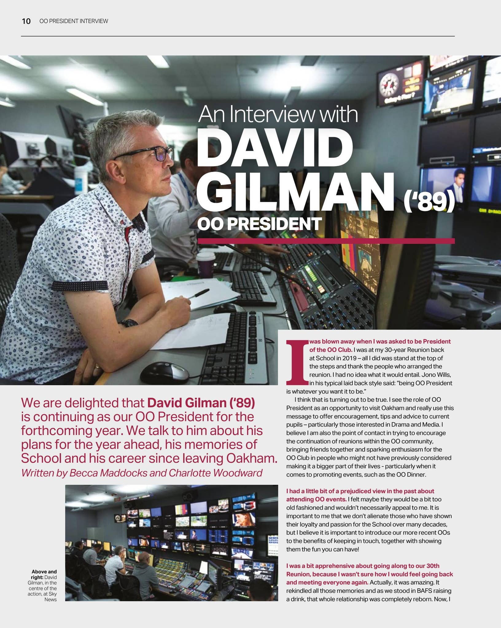 An Interview with David Gilman ('89) by Oakham School - Issuu