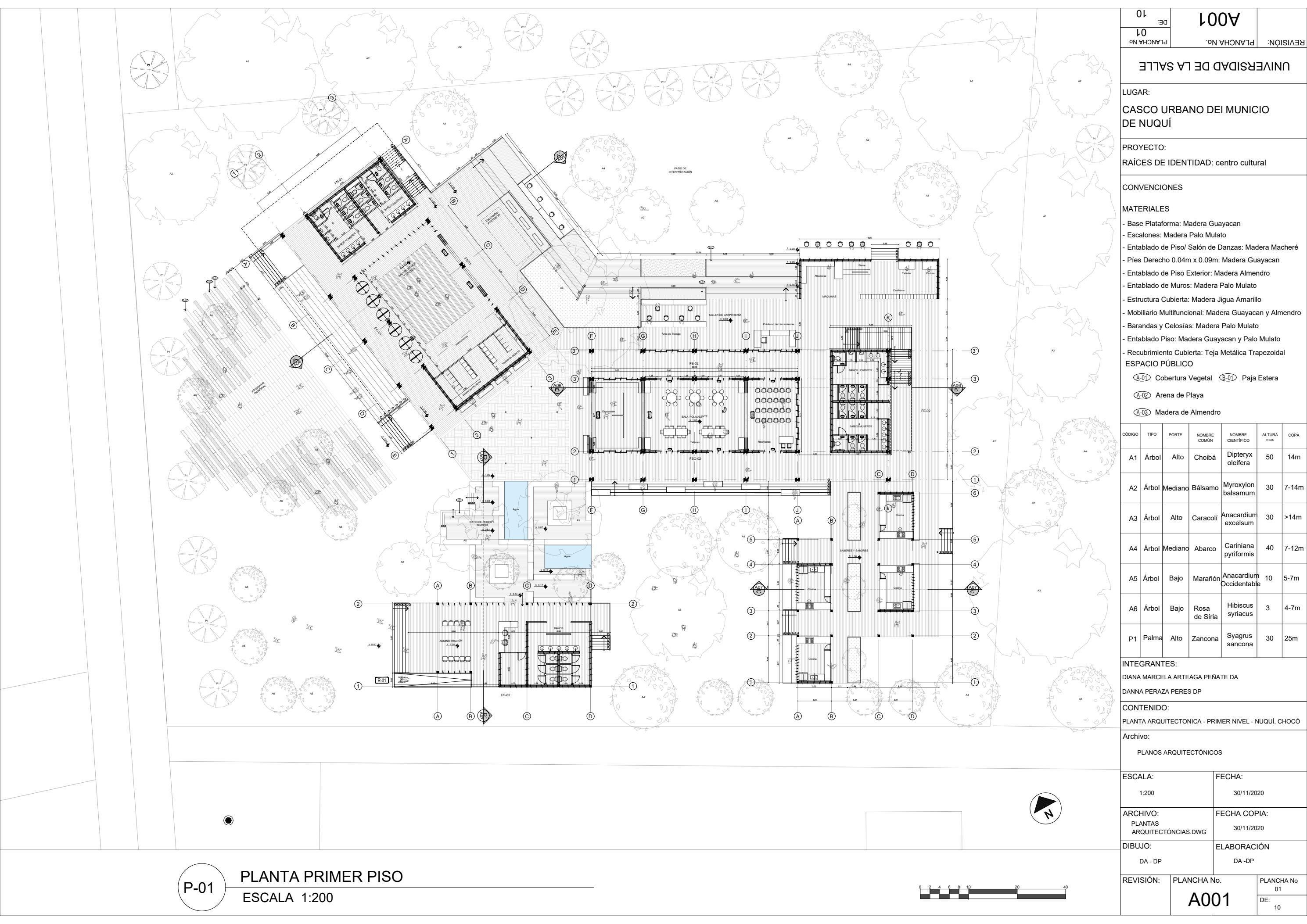 Planimetría Edificio Centro Cultural Nuquí-Choco by Diana Marcela ...