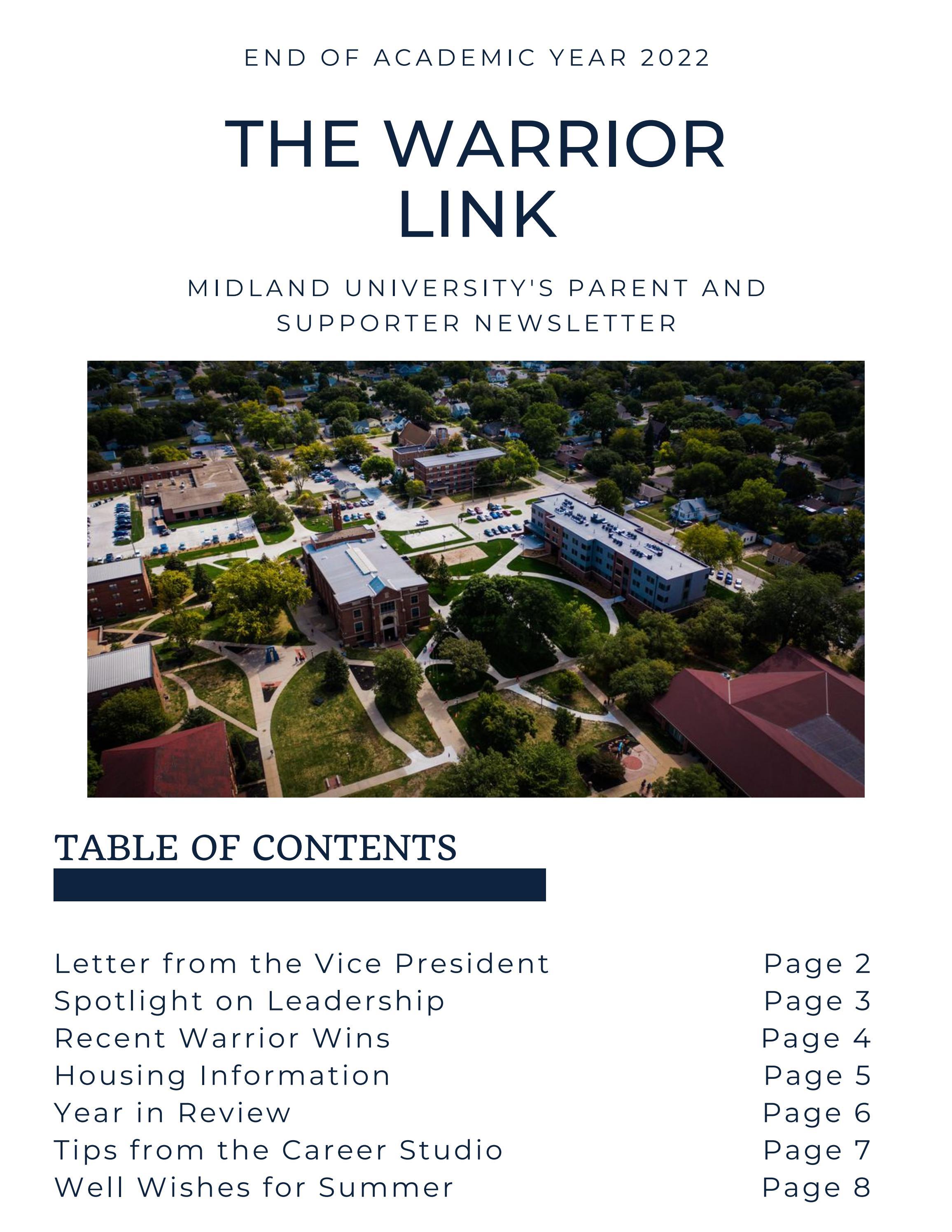 2022 End of Year Warrior Link by Midland University - Issuu