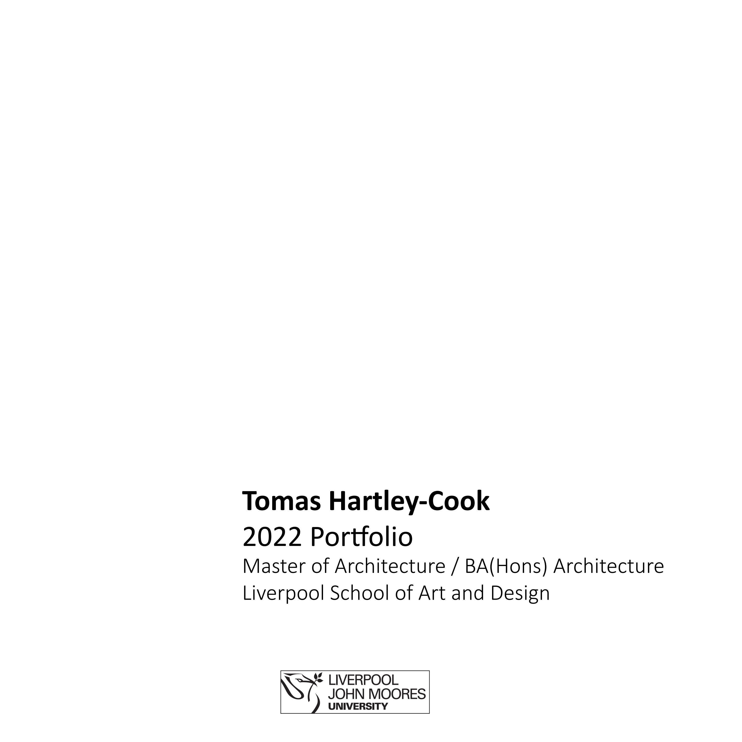 Hartley-Cook, Tomas by Architecture@LJMU - Issuu