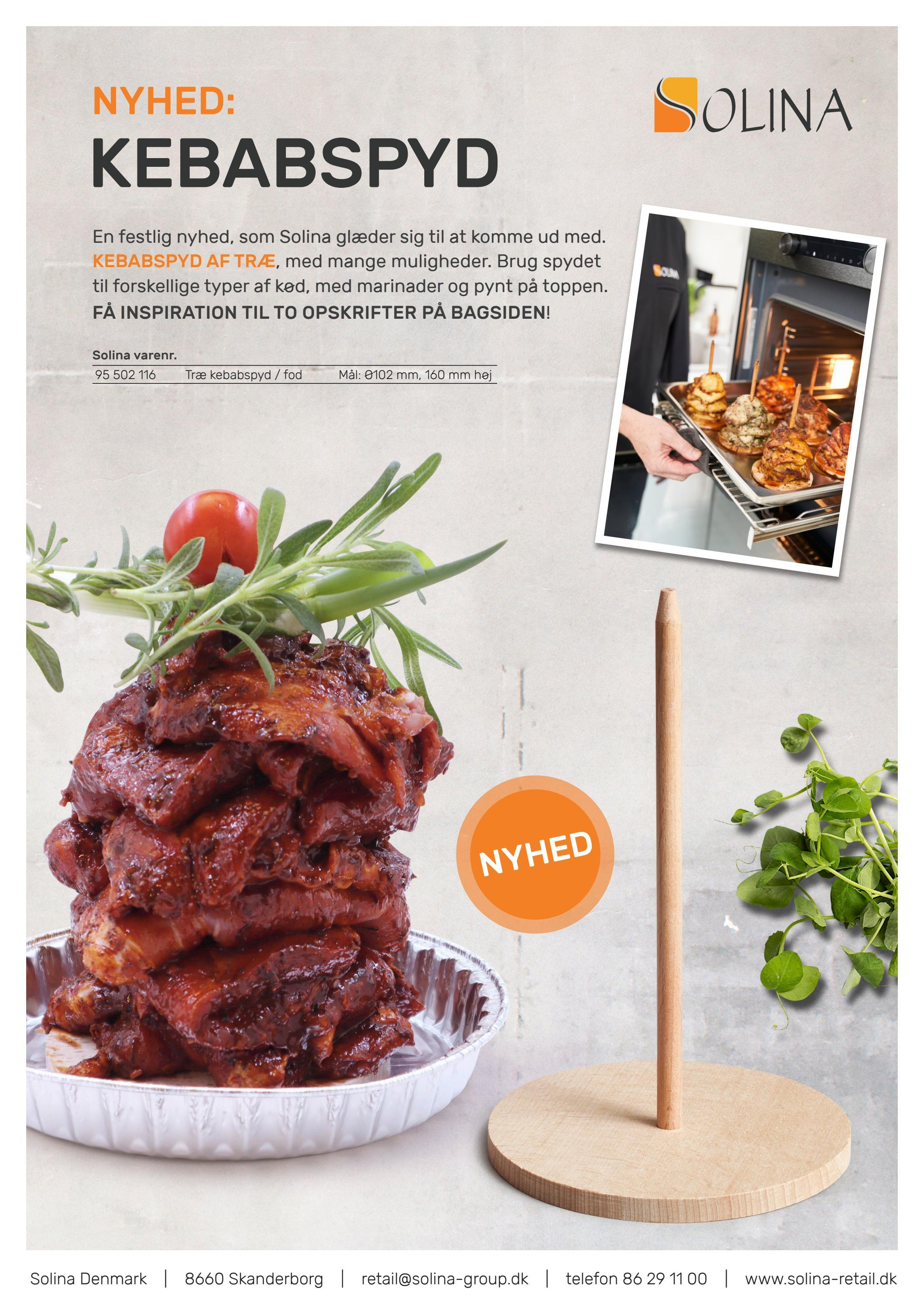 Kebabspyd flyer NO by Solina Denmark - Issuu