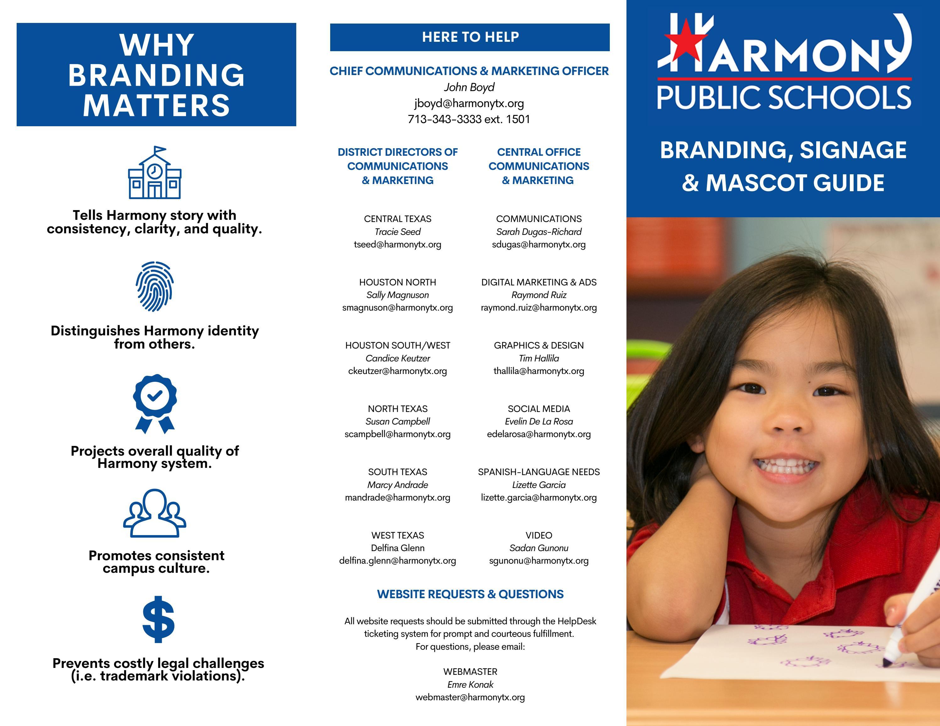 Harmony Public Schools Branding, Signage & Mascot Guide by Harmony ...