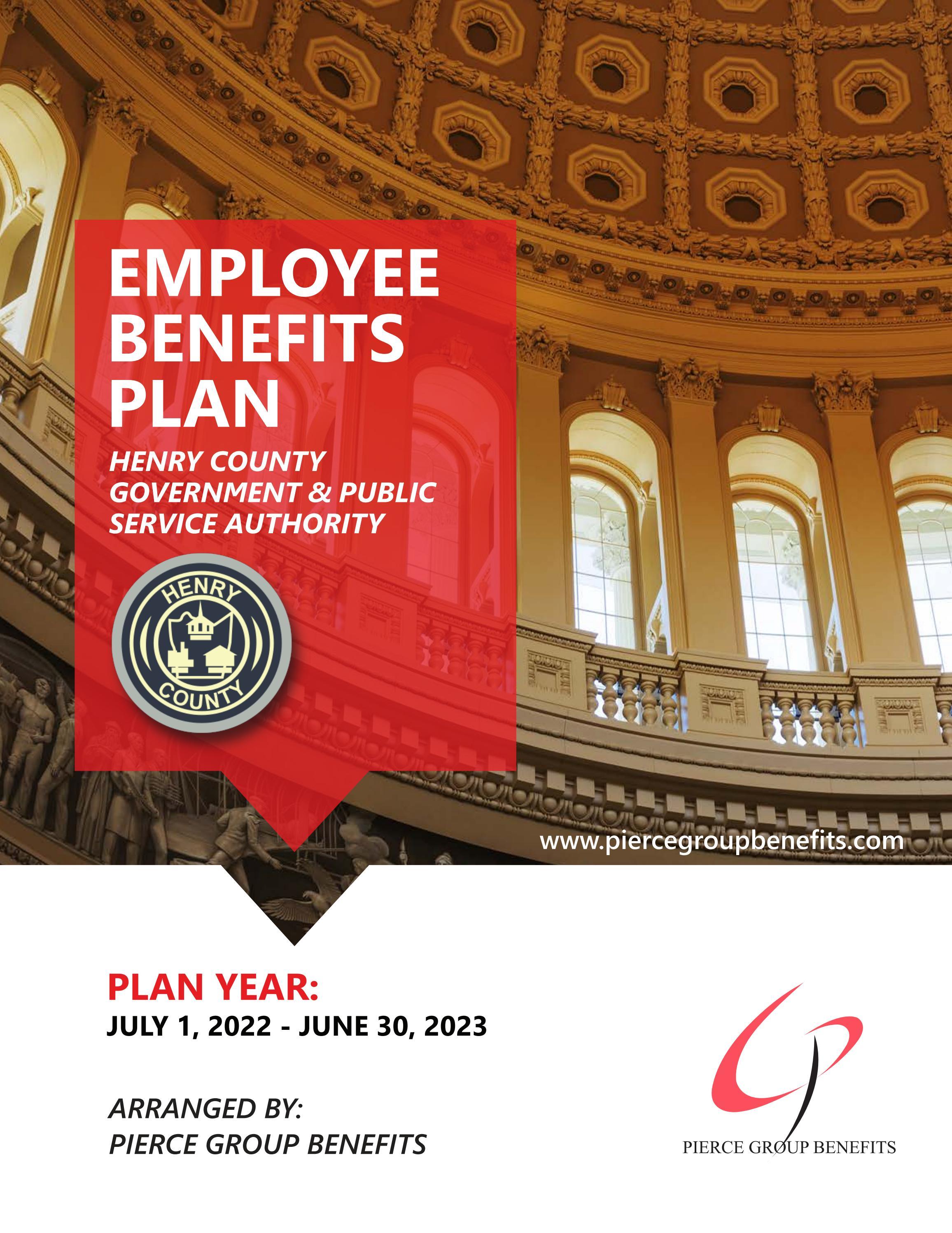 Henry Co Government & PSA 2022 Booklet 22-23PY by Pierce Group Benefits ...