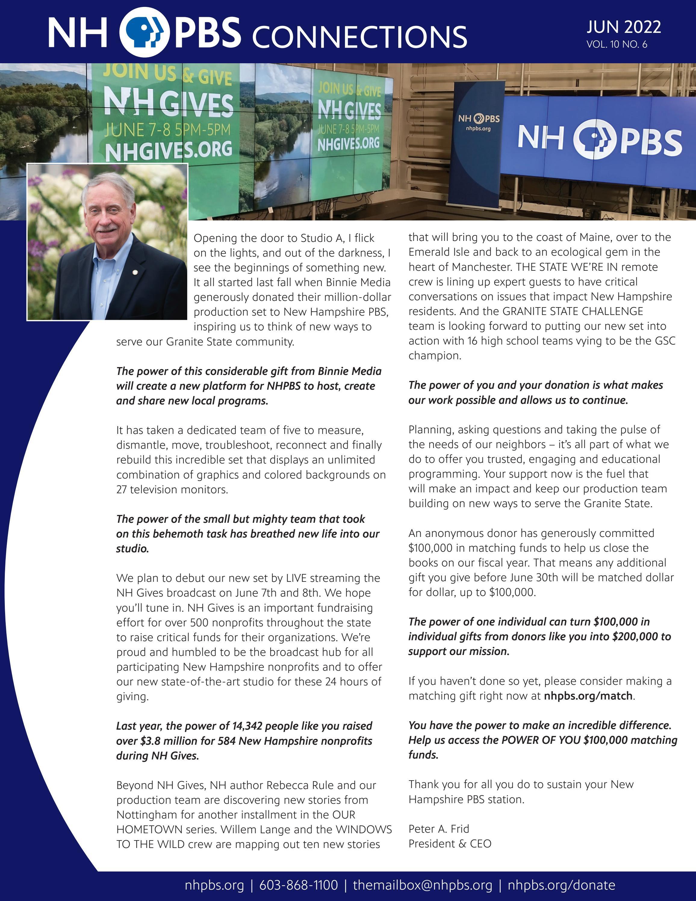 NHPBS Connections - June 2022 by New Hampshire PBS - Issuu