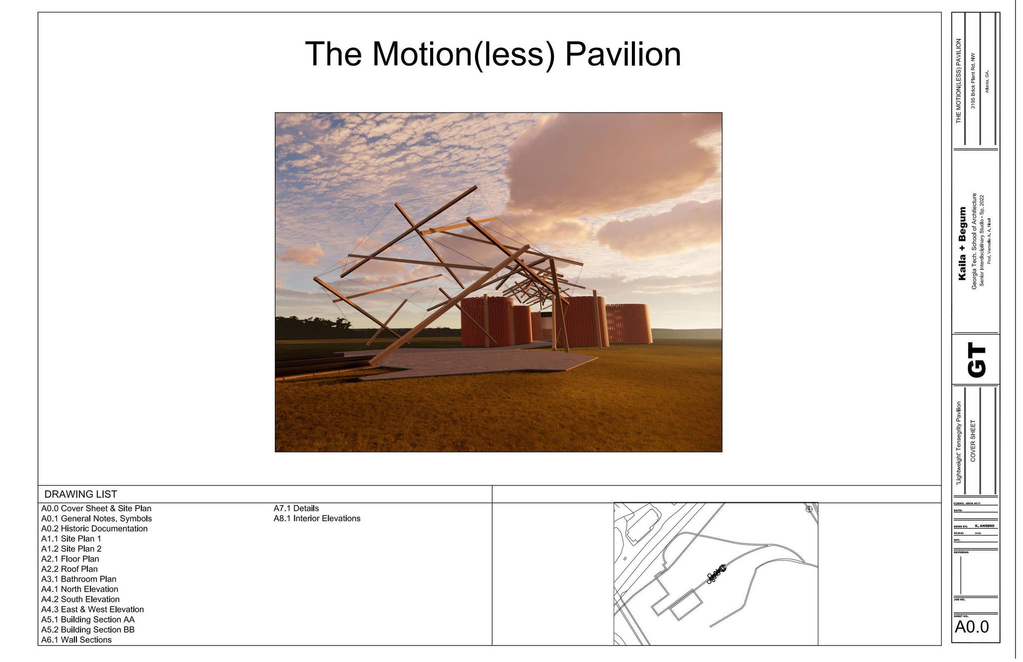 Motion(less) Pavilion Construction Documents by kailaandino - Issuu