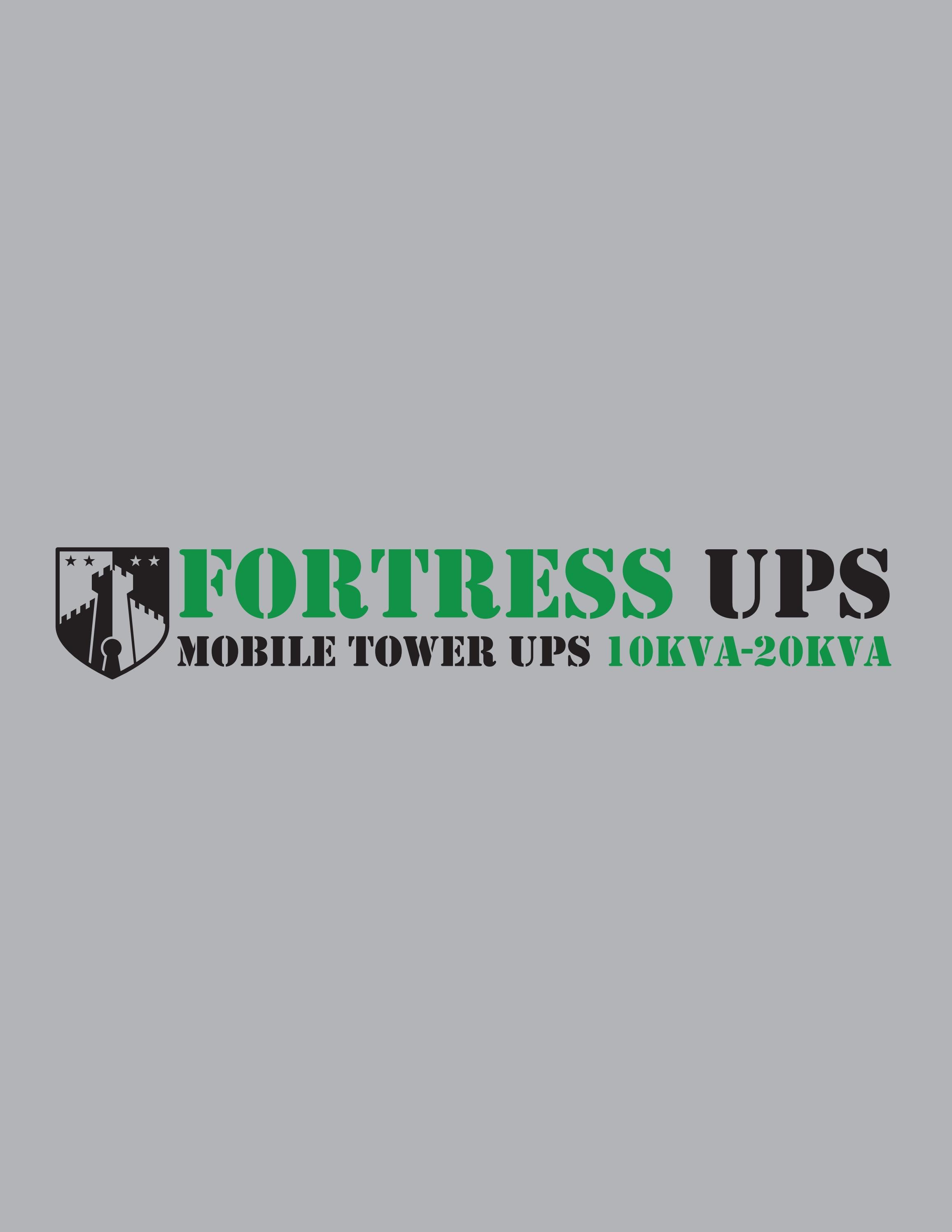 Fortress UPS Mobile Tower UPS 10kVA - 20kVA by Raptor Power Systems - Issuu