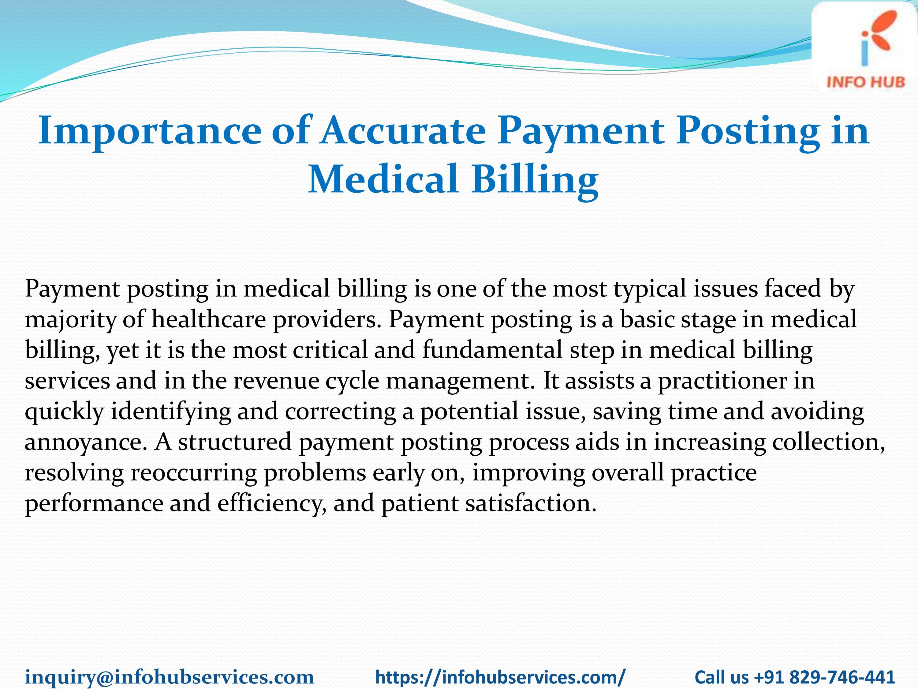Importance Of Accurate Payment Posting In Medical Billing By Mithali importance-of-accurate-payment-posting-in-medical-billing-by-mithali