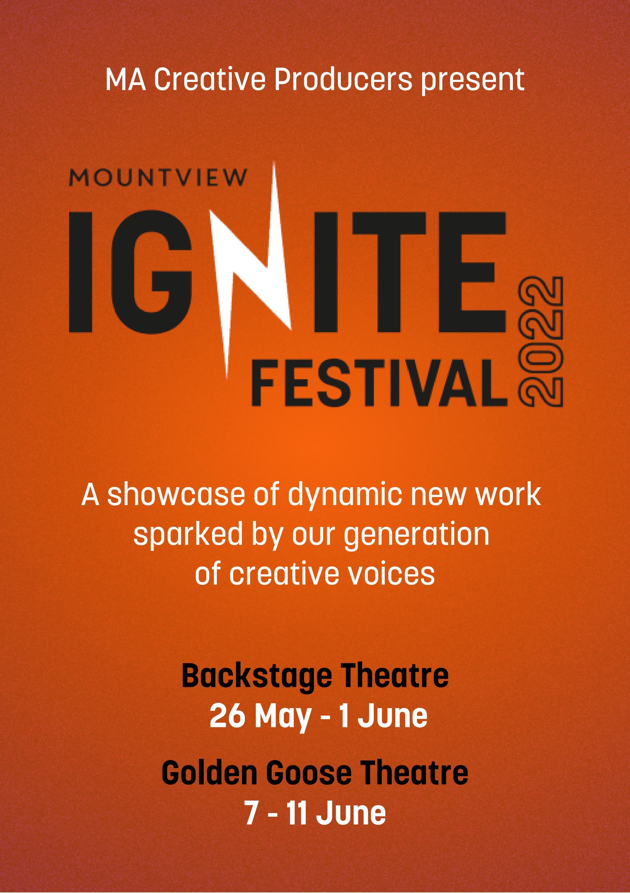 Ignite Festival 2022 Brochure by Mountview Academy of Theatre Arts - Issuu