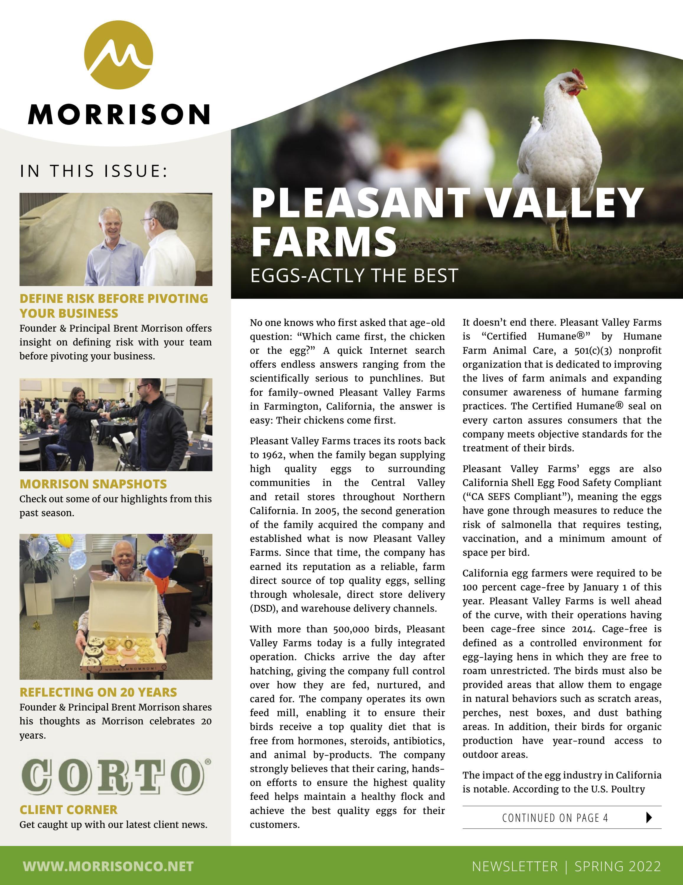 Morrison Newsletter - Spring 2022 by MORRISON - Issuu
