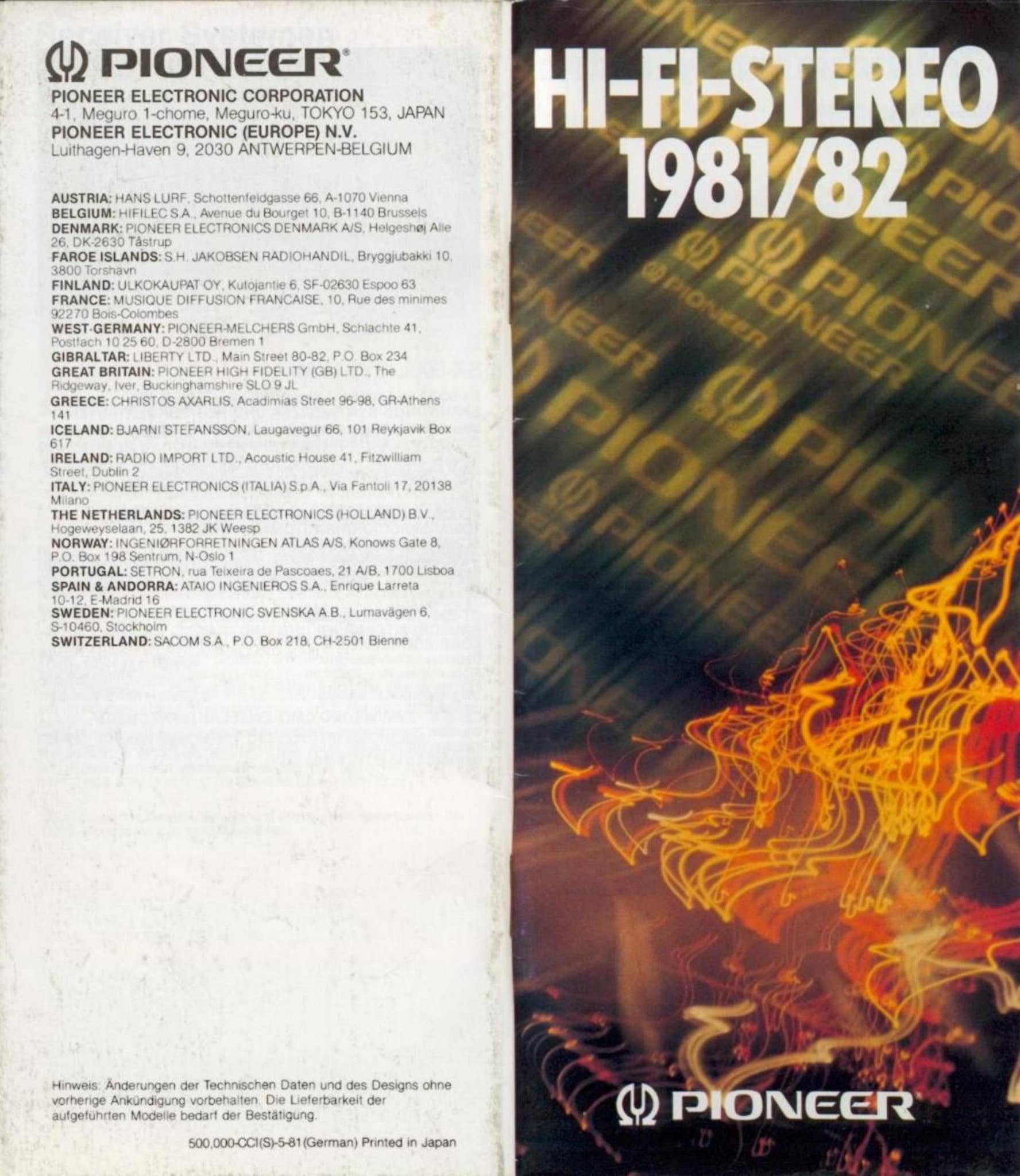 Pioneer HI-FI-STEREO 1981-82 by Alex Chernyak - Issuu