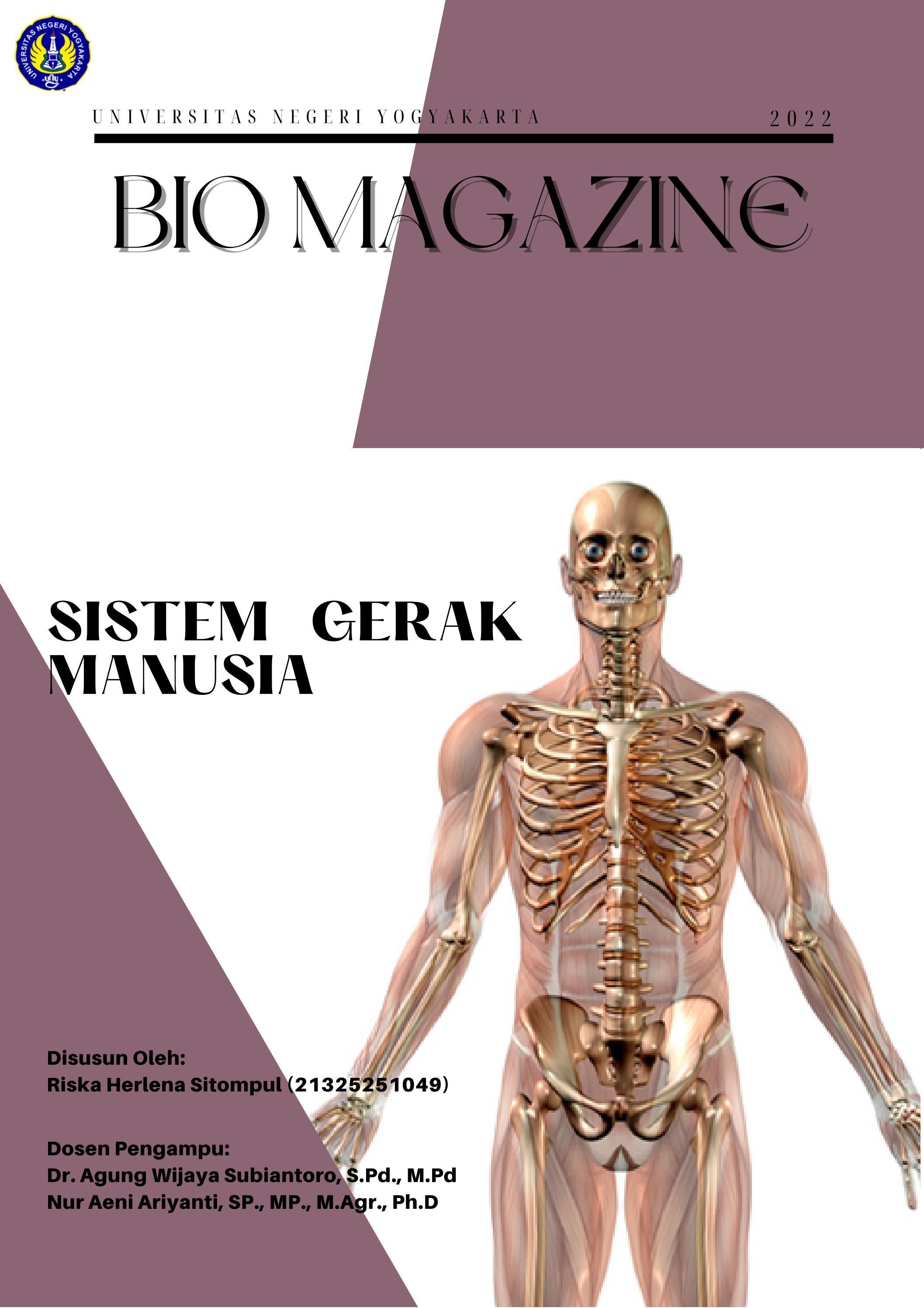 BIO MAGAZINE SISTEM GERAK MANUSIA by Riska Sitompul - Issuu