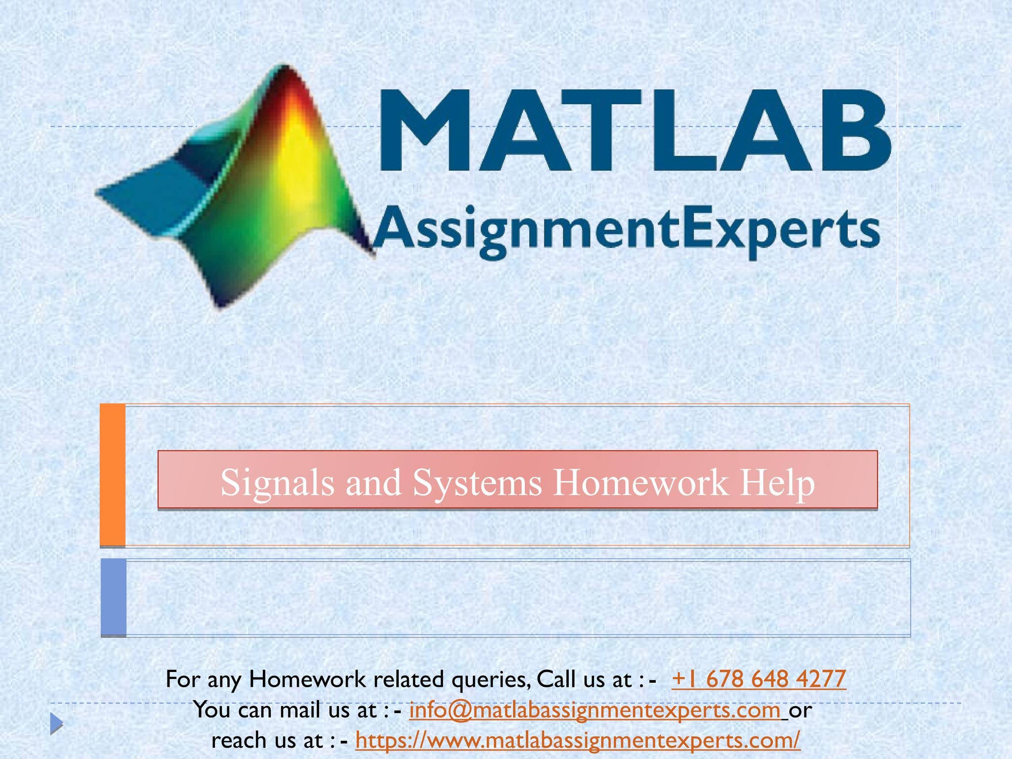Signals and Systems Homework Help by Matlab Assignment Experts - Issuu