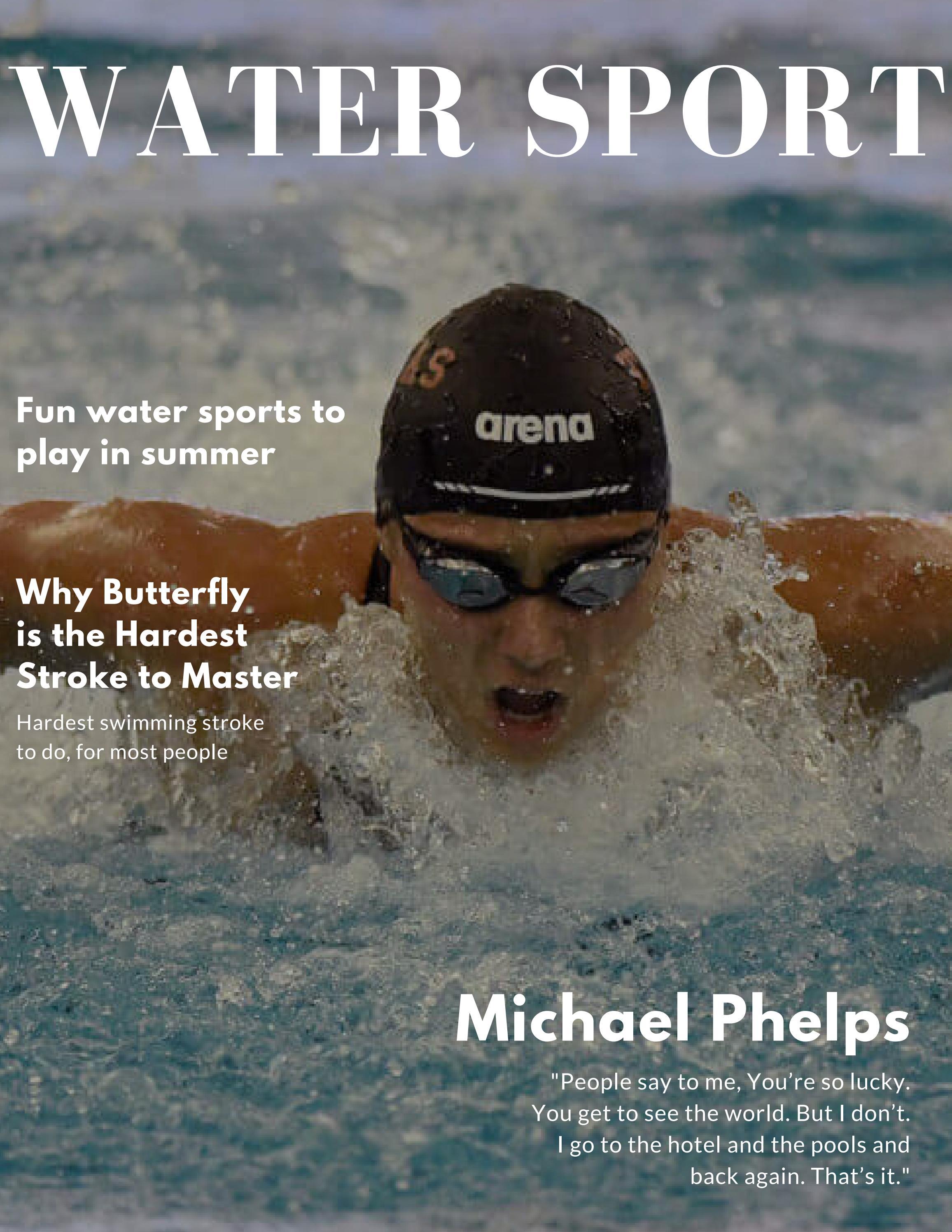 Water Sport Magazine | SPH LC English Project by Sekolah Pelita Harapan ...