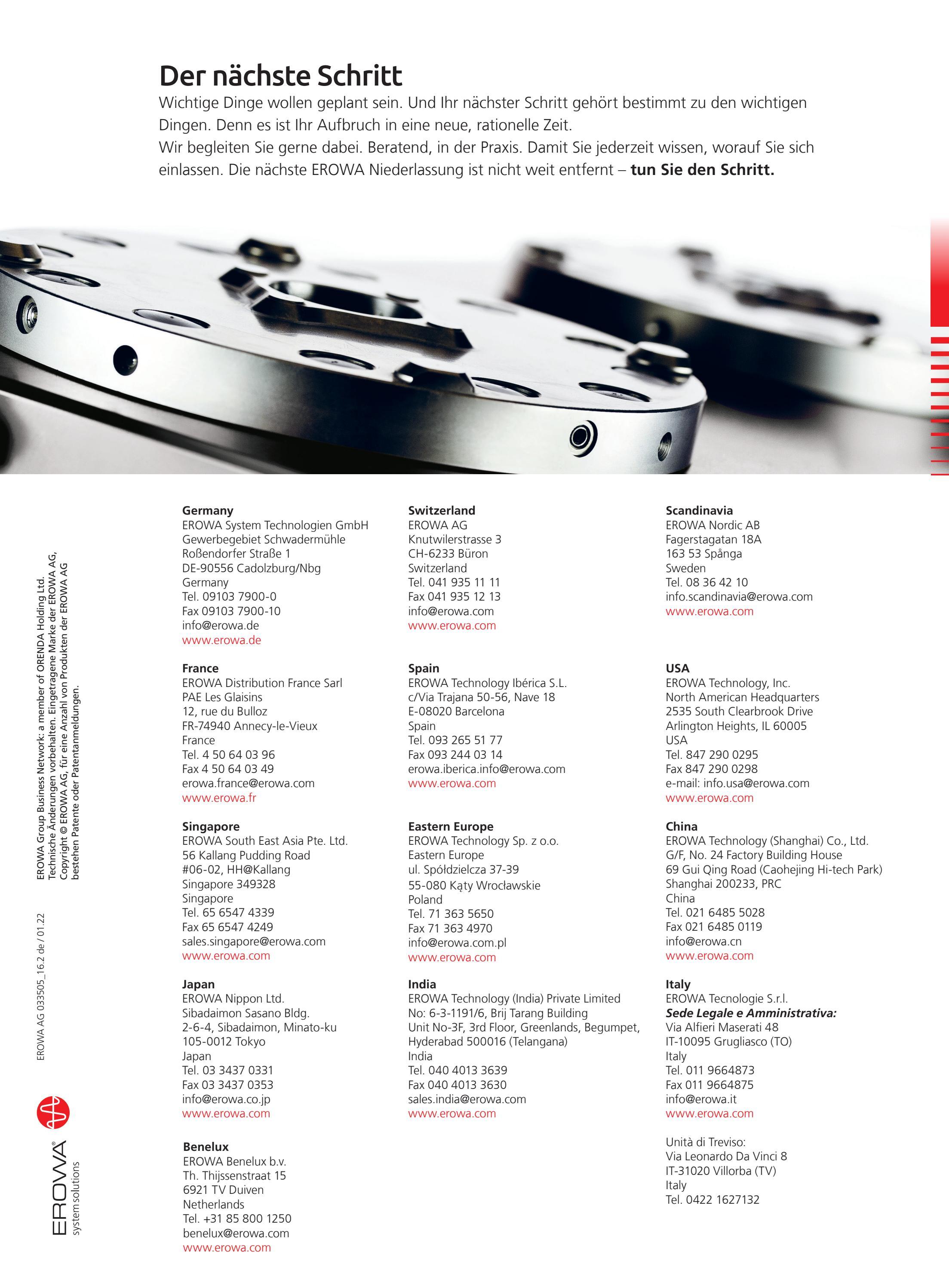 EROWA MTS Nullpunkt-Spannsystem by EROWA - Issuu