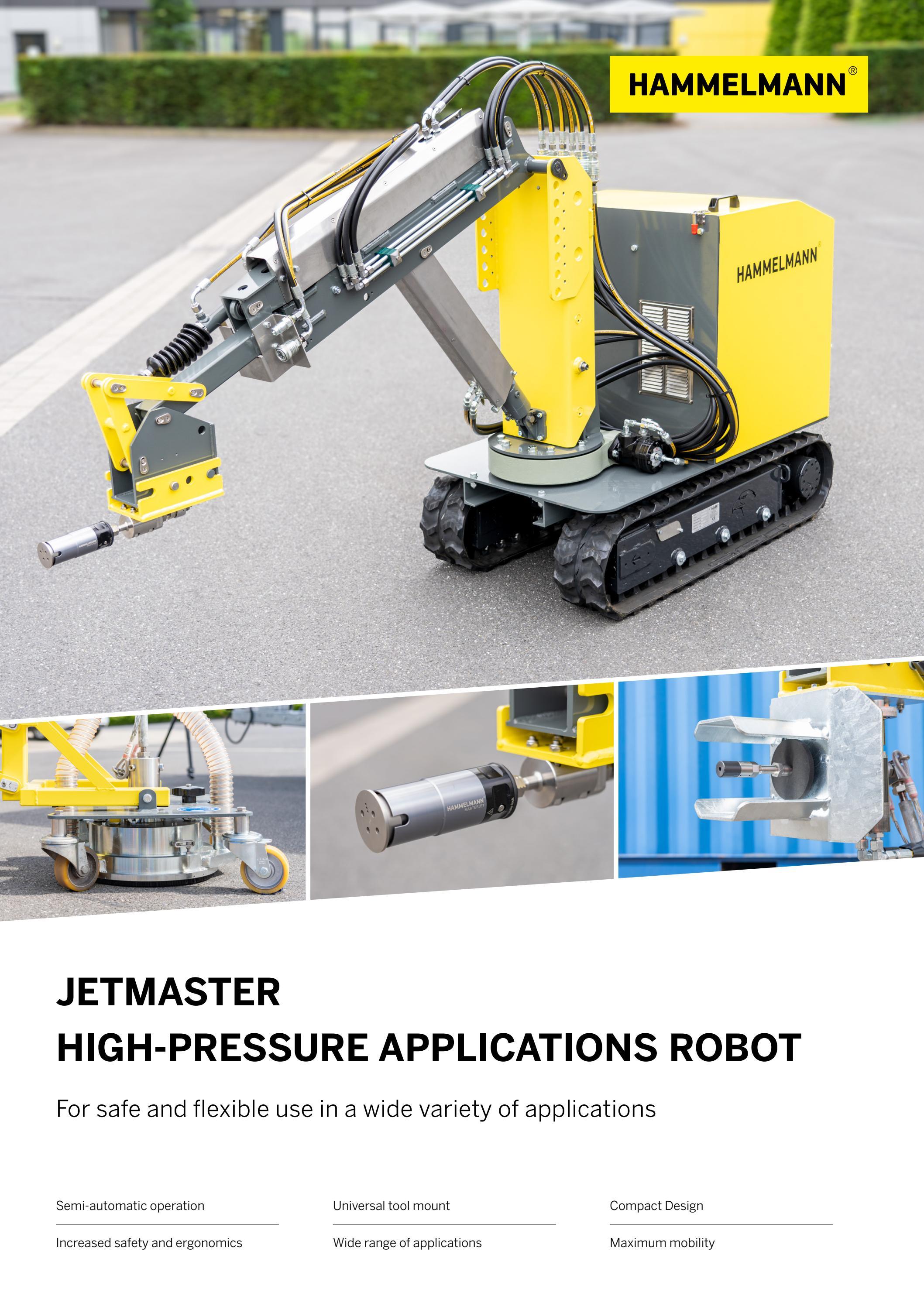 The JETMASTER high-pressure applications robot by Hammelmann GmbH - Issuu