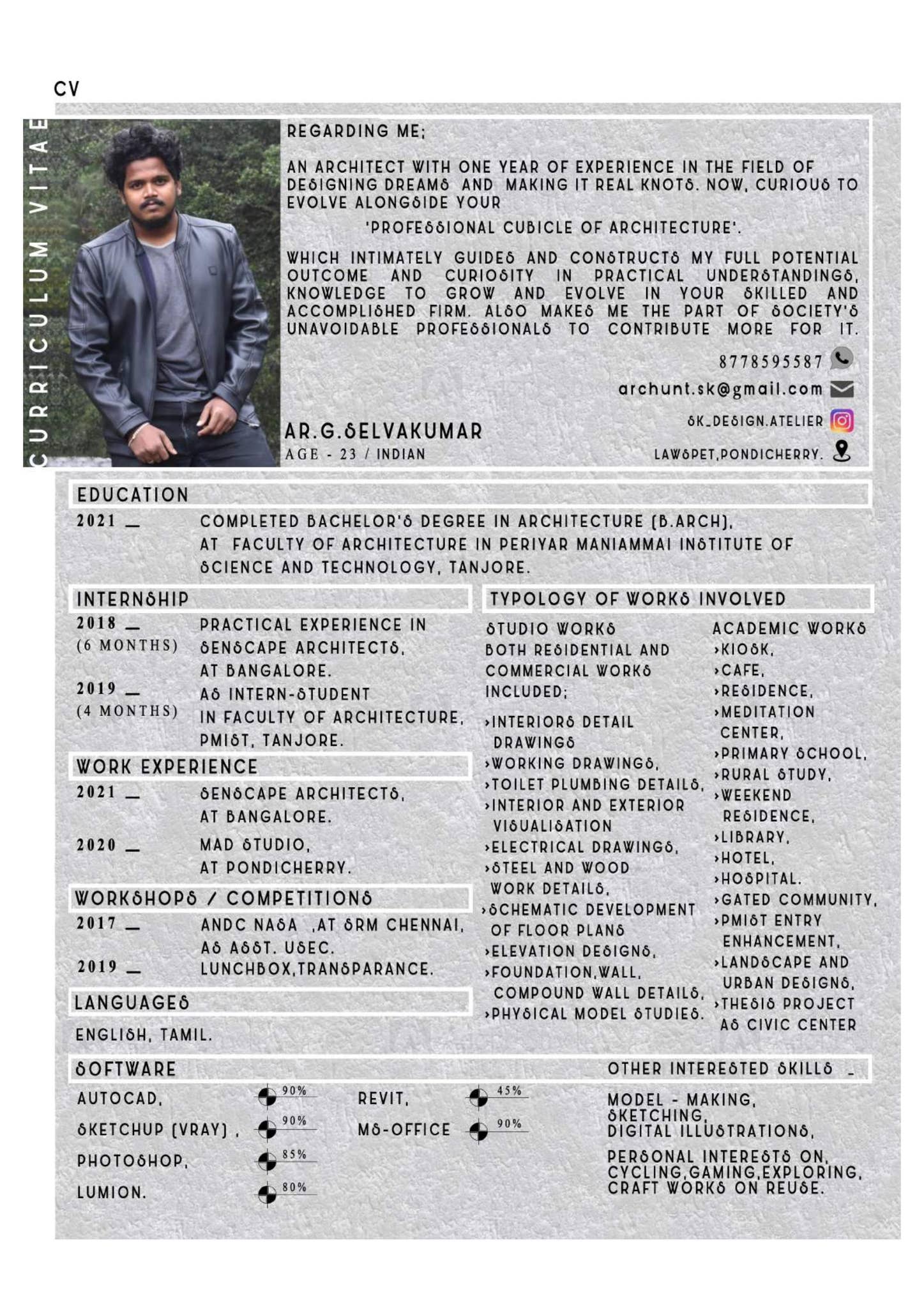 Architecture Portfolio by Selvakumar sankar - Issuu