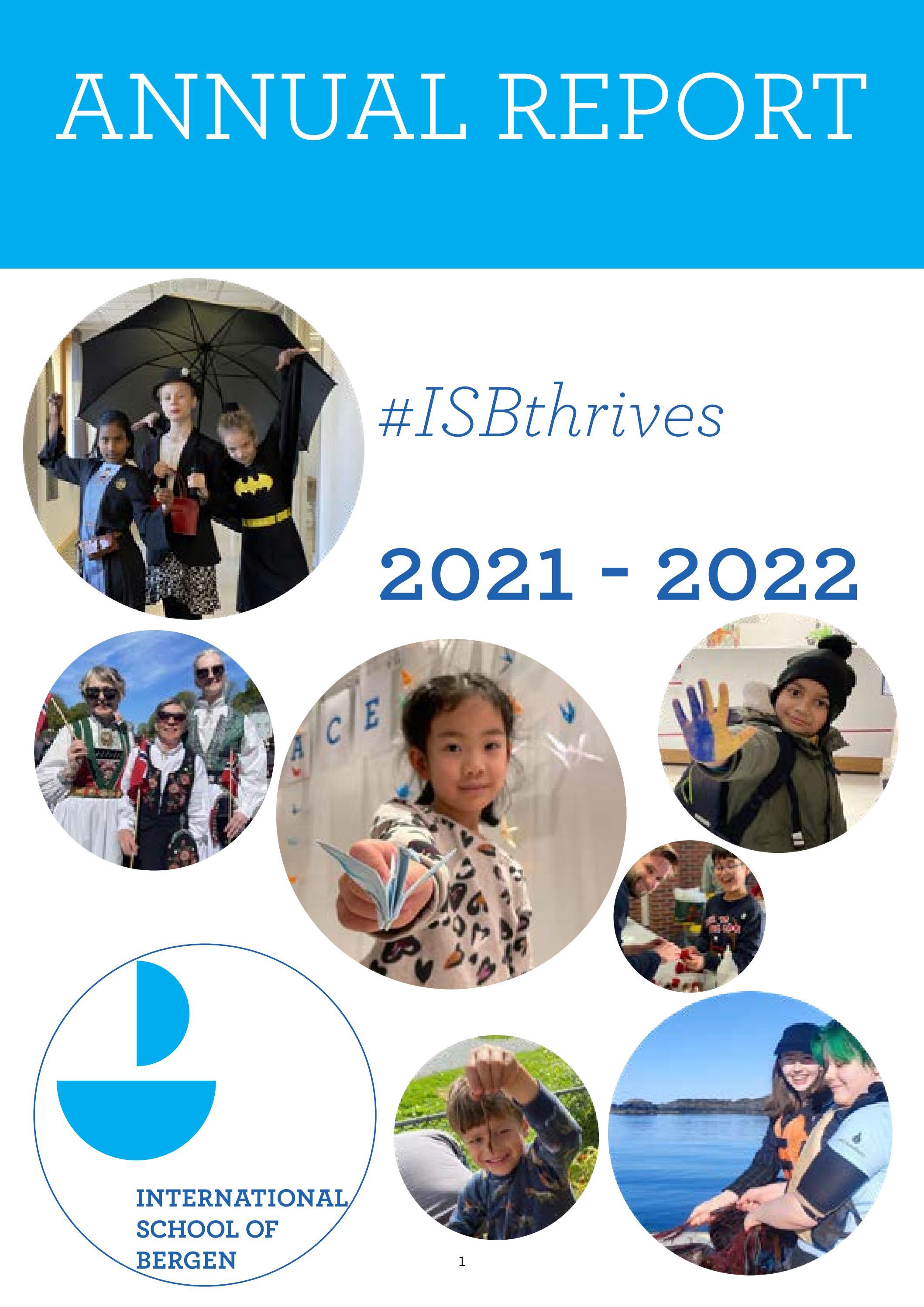 ISB Annual Report 2021-2022 by International School of Bergen - Issuu