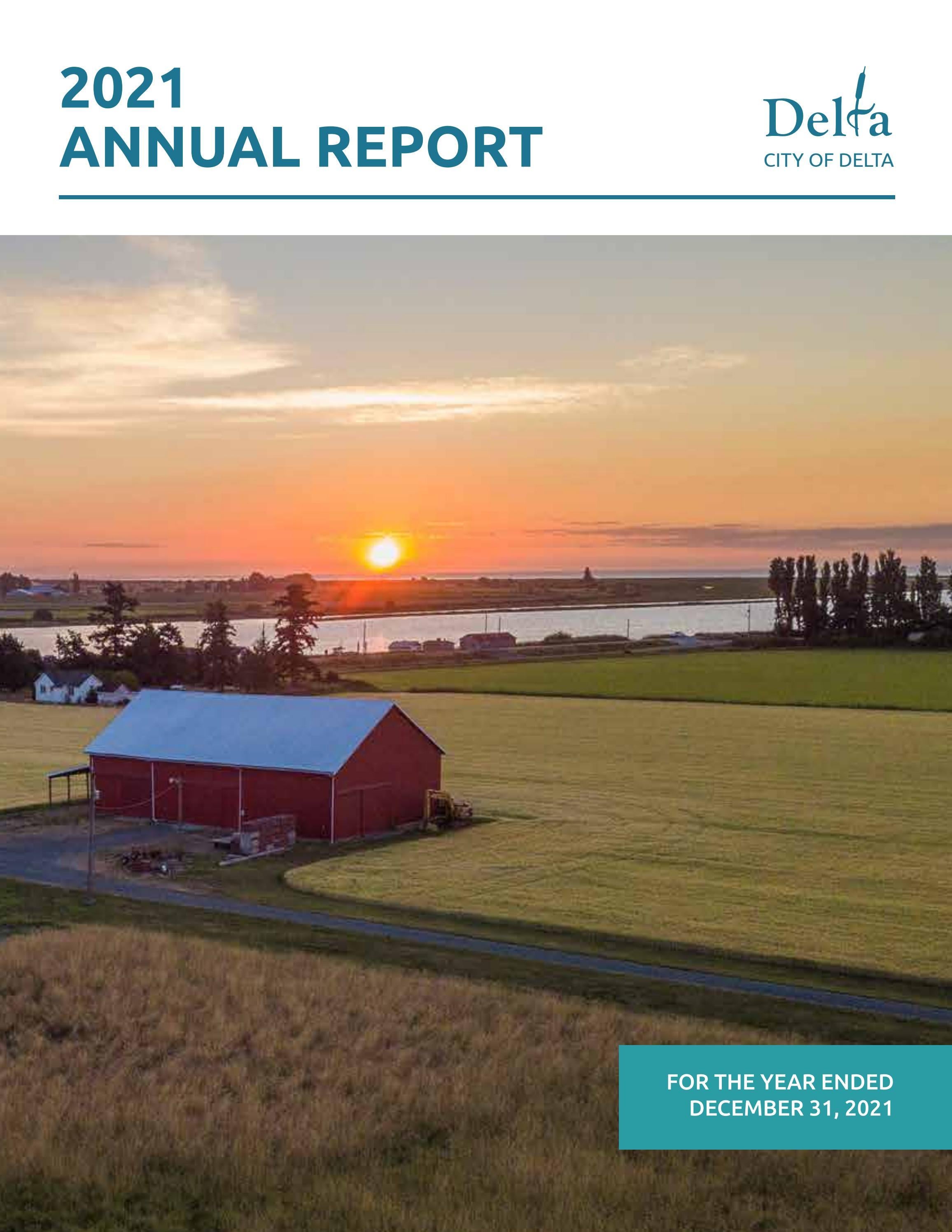 2021 Annual Report (Year Ended, December 31, 2021) by City of Delta - Issuu